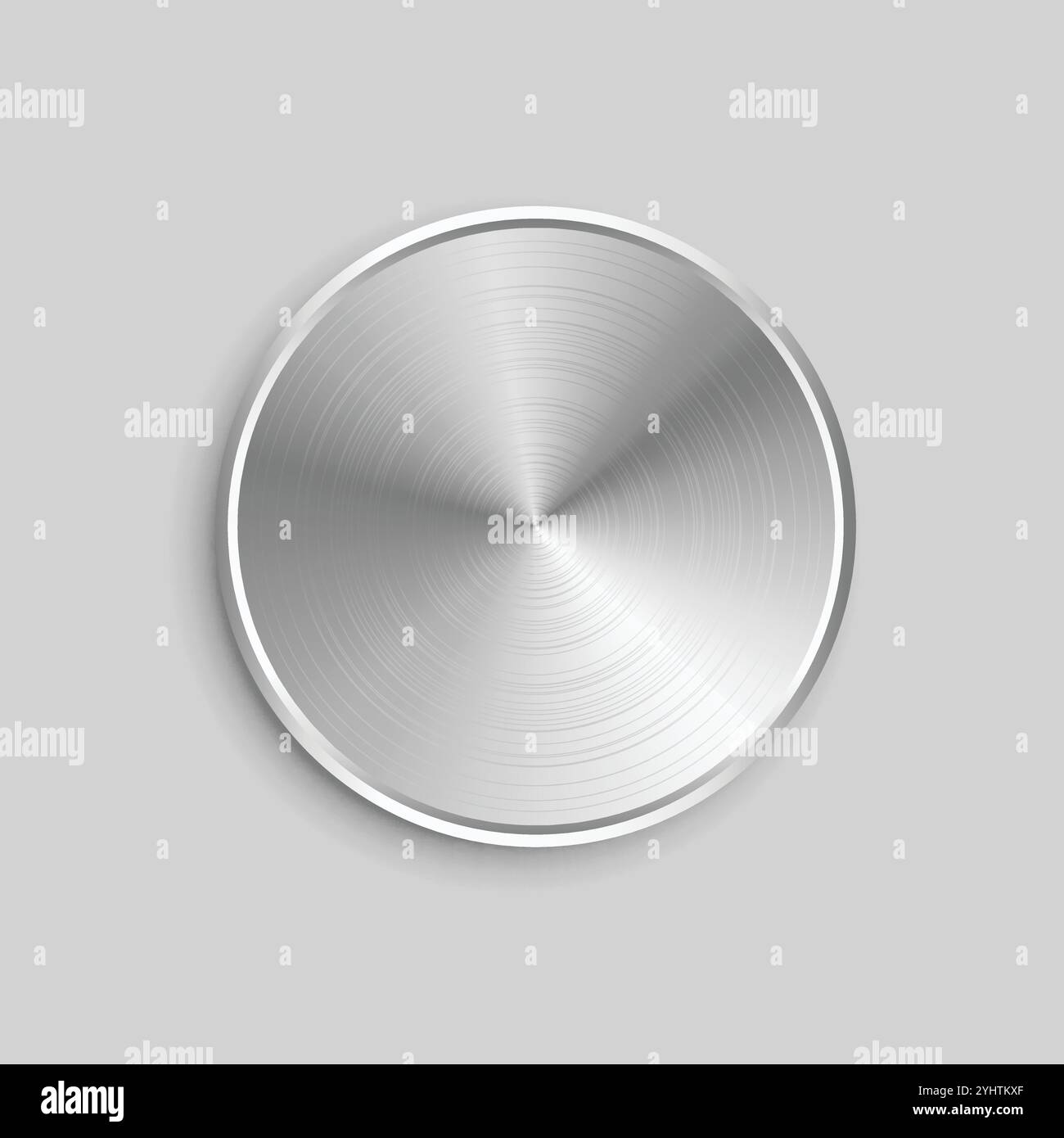 Realistic metal button hi-res stock photography and images - Alamy