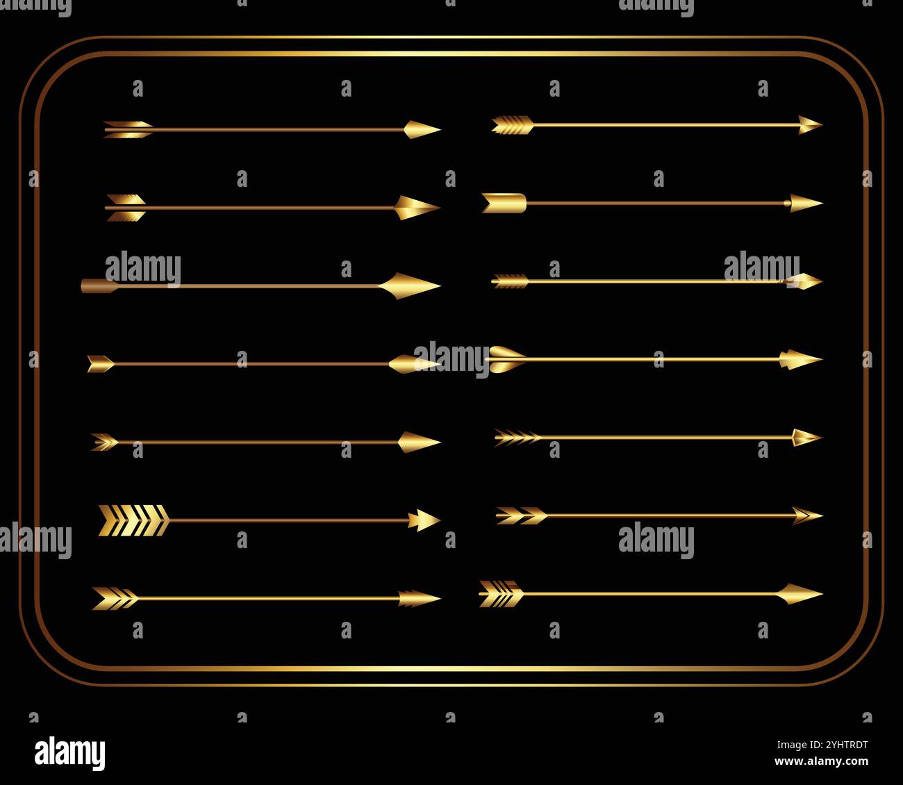 Vector set ethnic arrows Stock Vector Images - Alamy