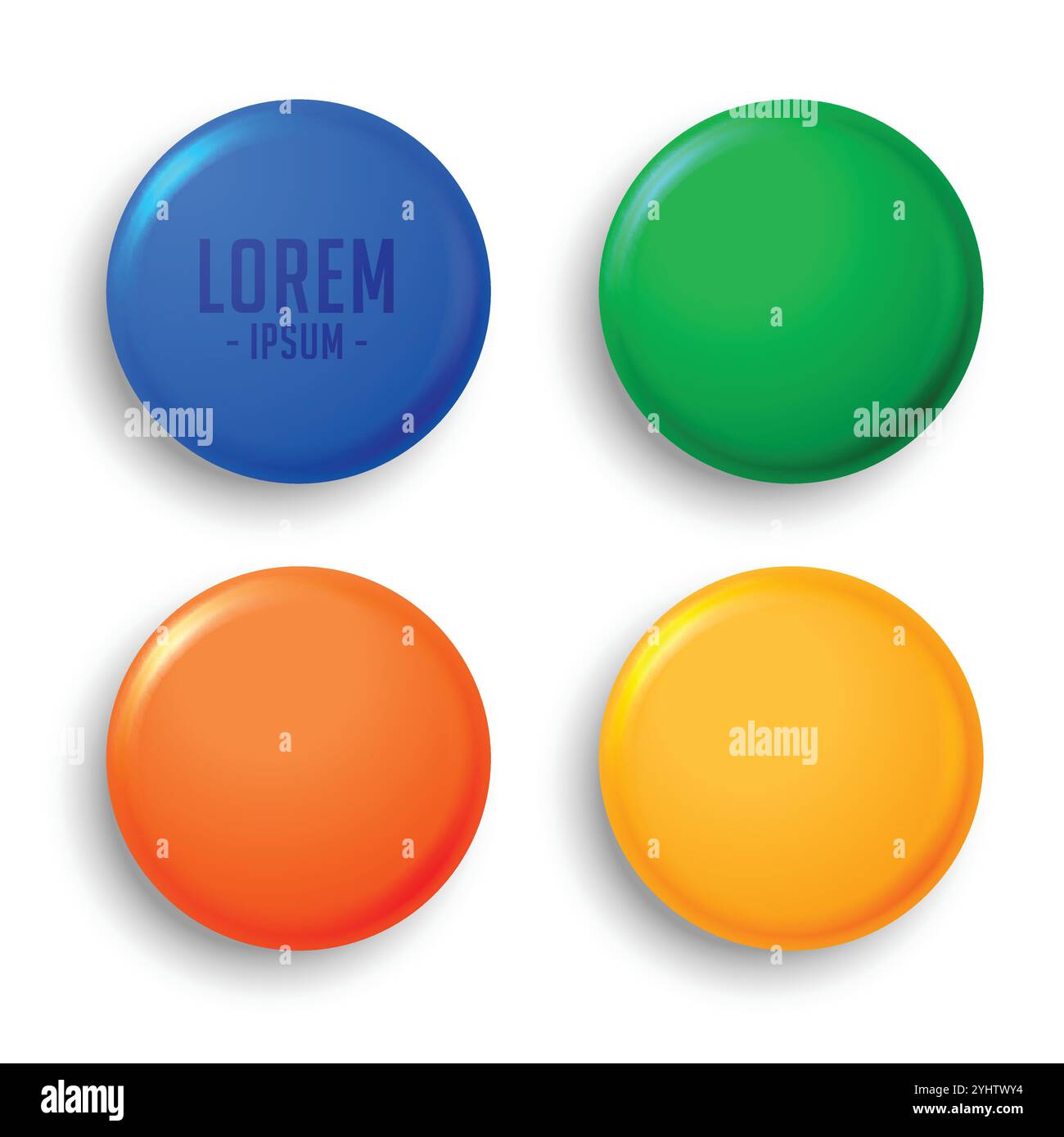 Round magnet Stock Vector Images - Alamy