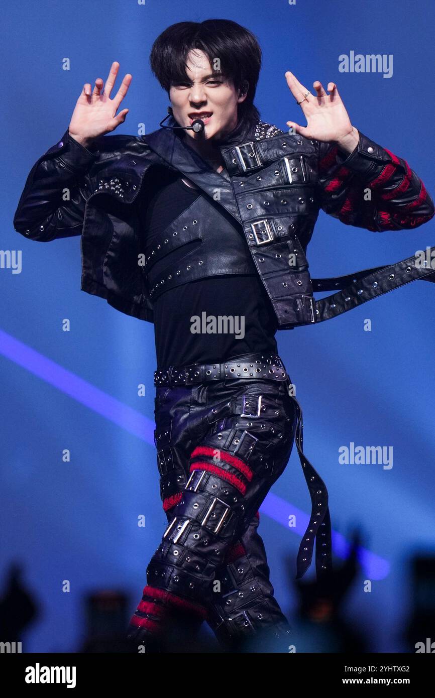 Jeno from the band NCT Dream performs on Tuesday, Nov. 12, 2024, in ...
