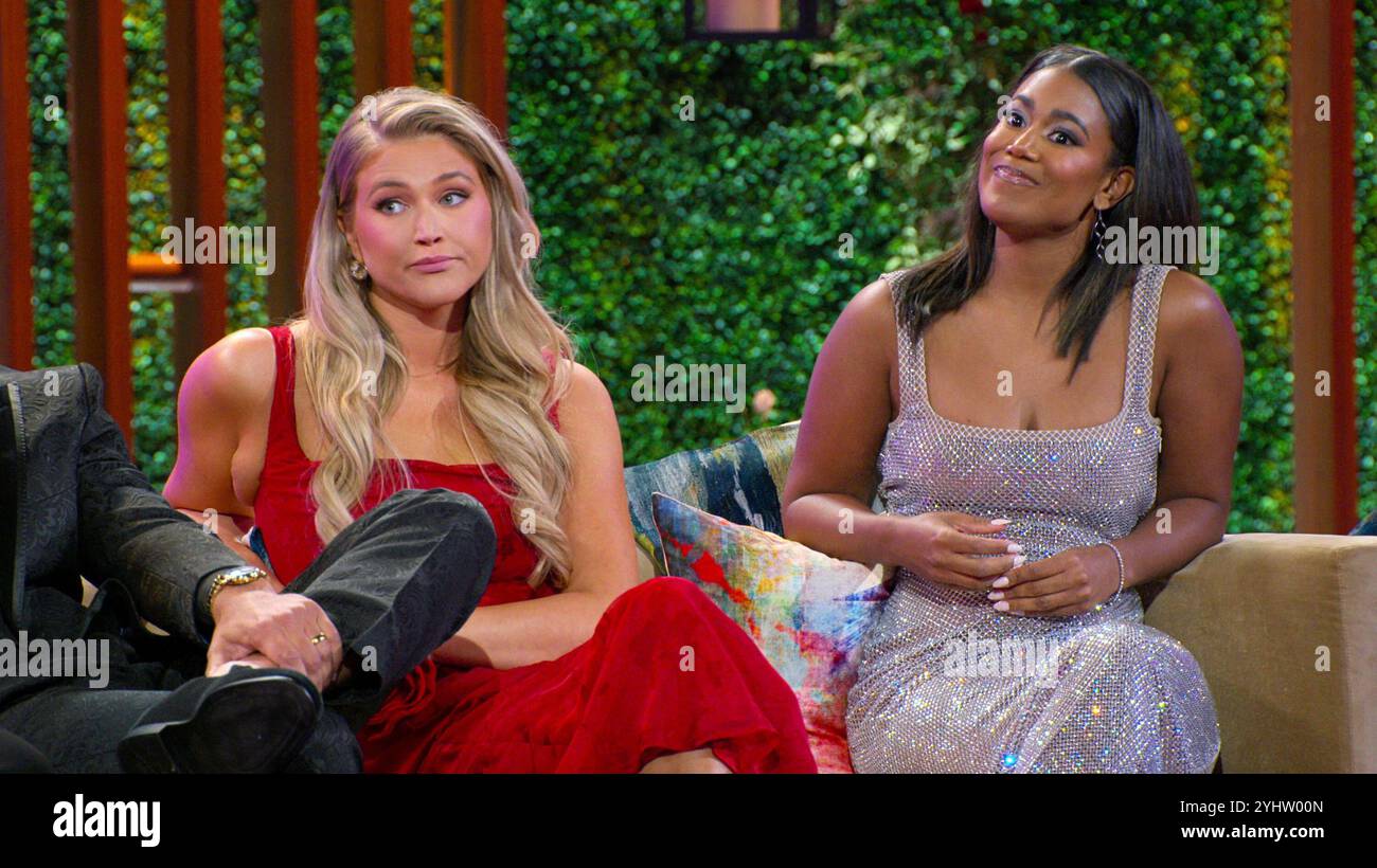 LOVE IS BLIND, from left: Hannah Jiles, Marrisa George, The Reunion ...