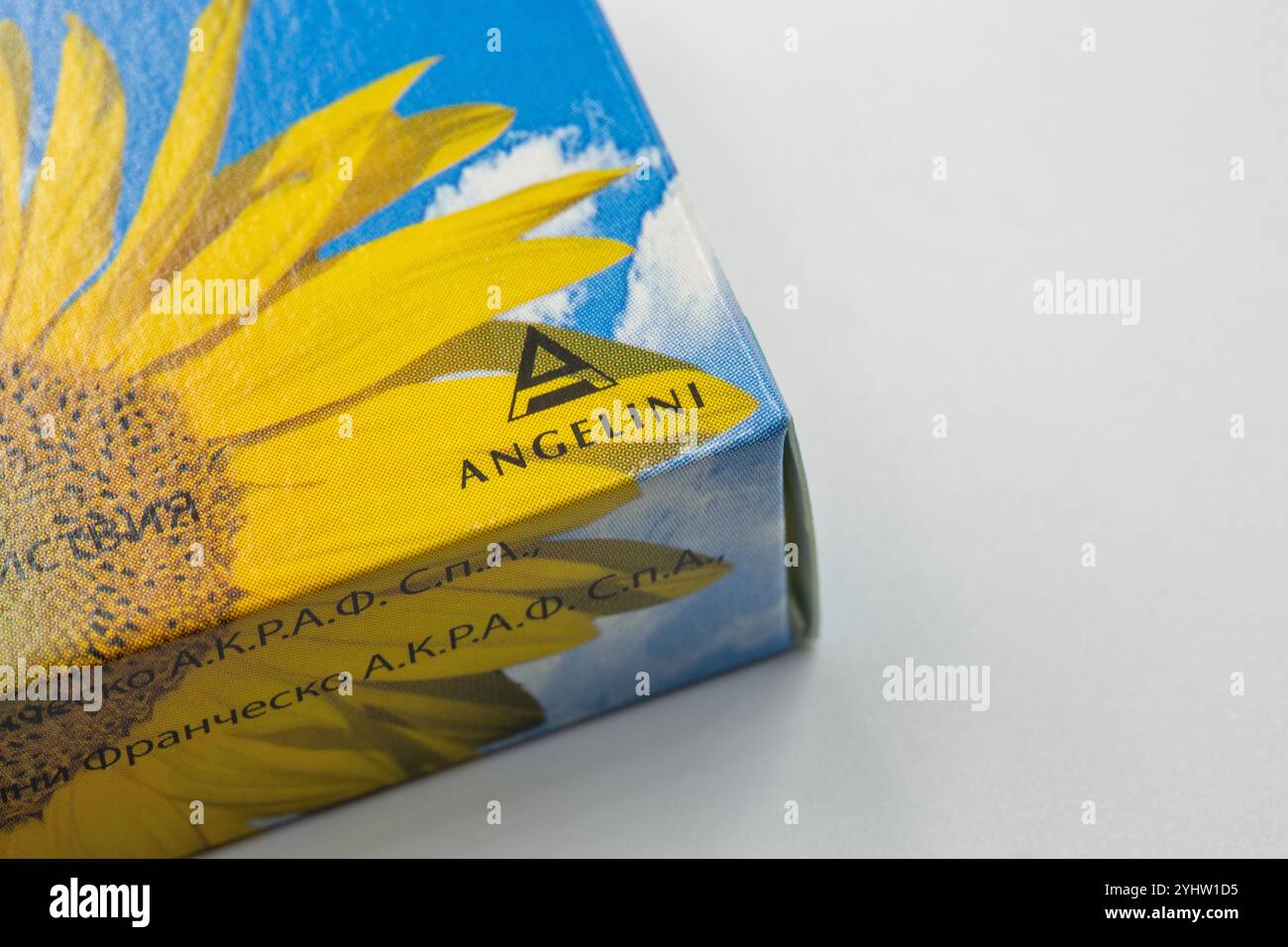 Kyiv, Ukraine - August 23, 2024: Studio shoot of Angelini Italian ...