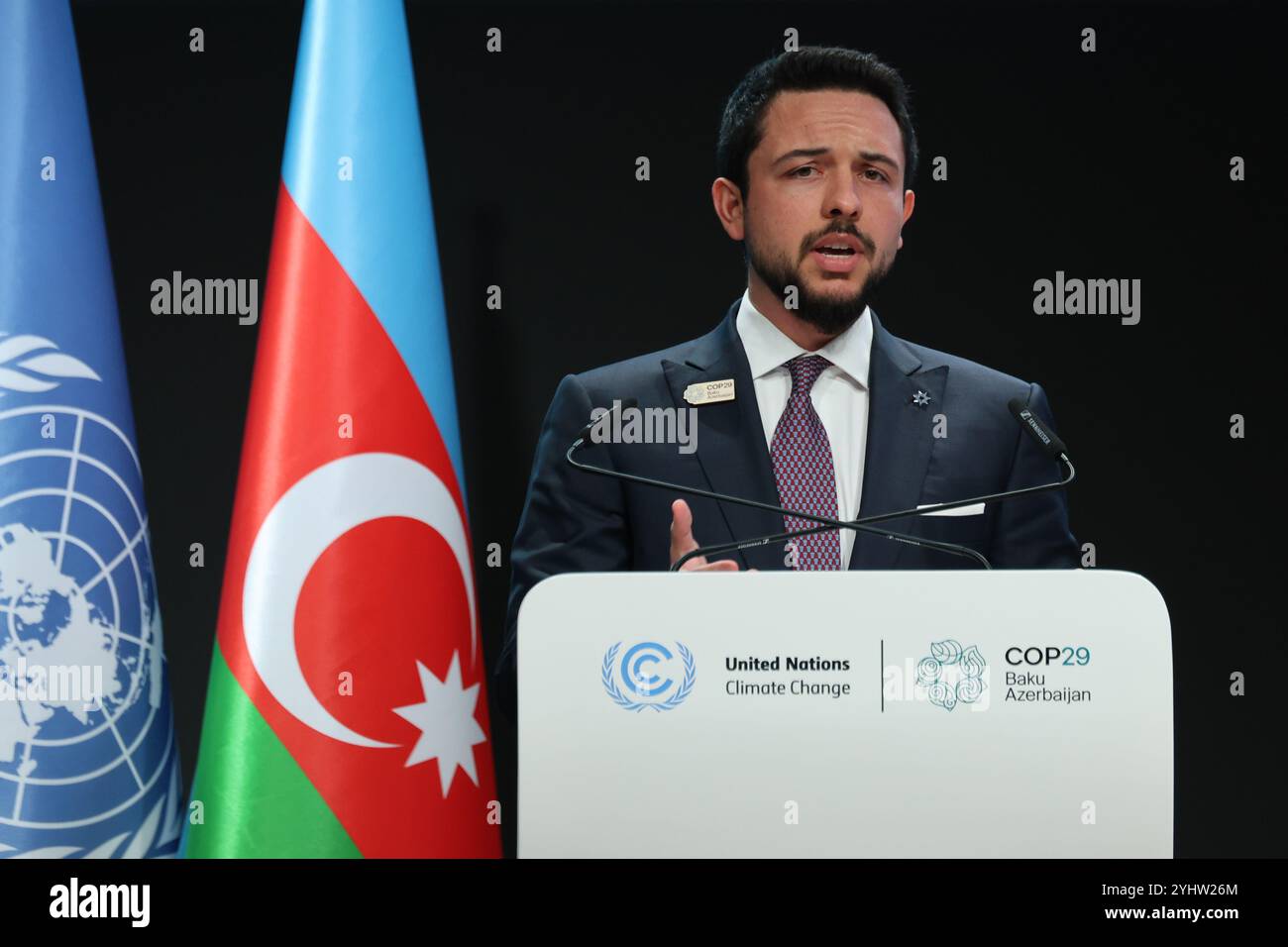 Crown prince hussein of jordan hi-res stock photography and images - Alamy