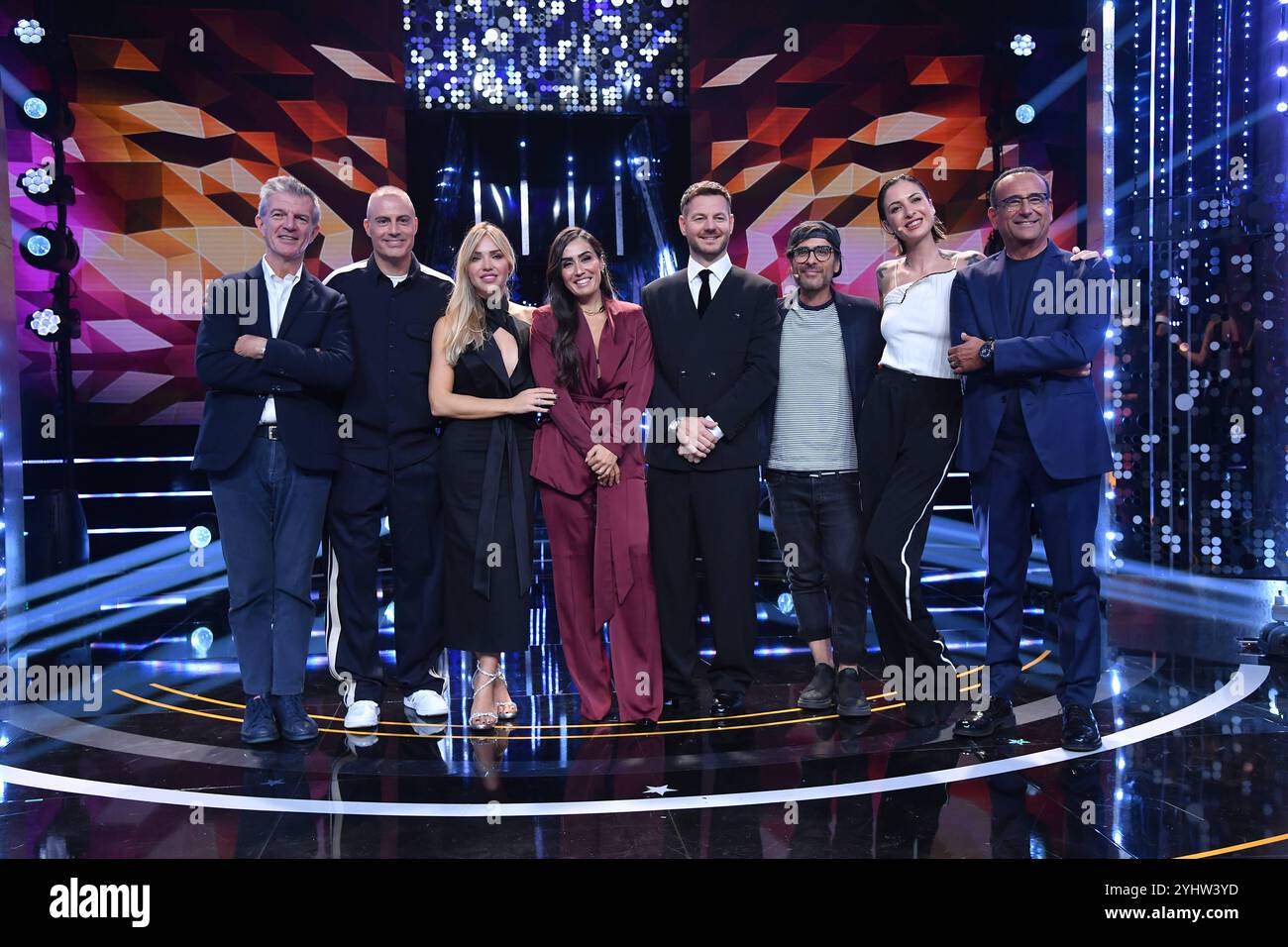 Rome: Rai Studios Via Asiago. Room A. Broadcast of Sanremo Giovani ...