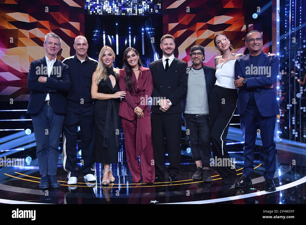 Rome: Rai Studios Via Asiago. Room A. Broadcast of Sanremo Giovani ...