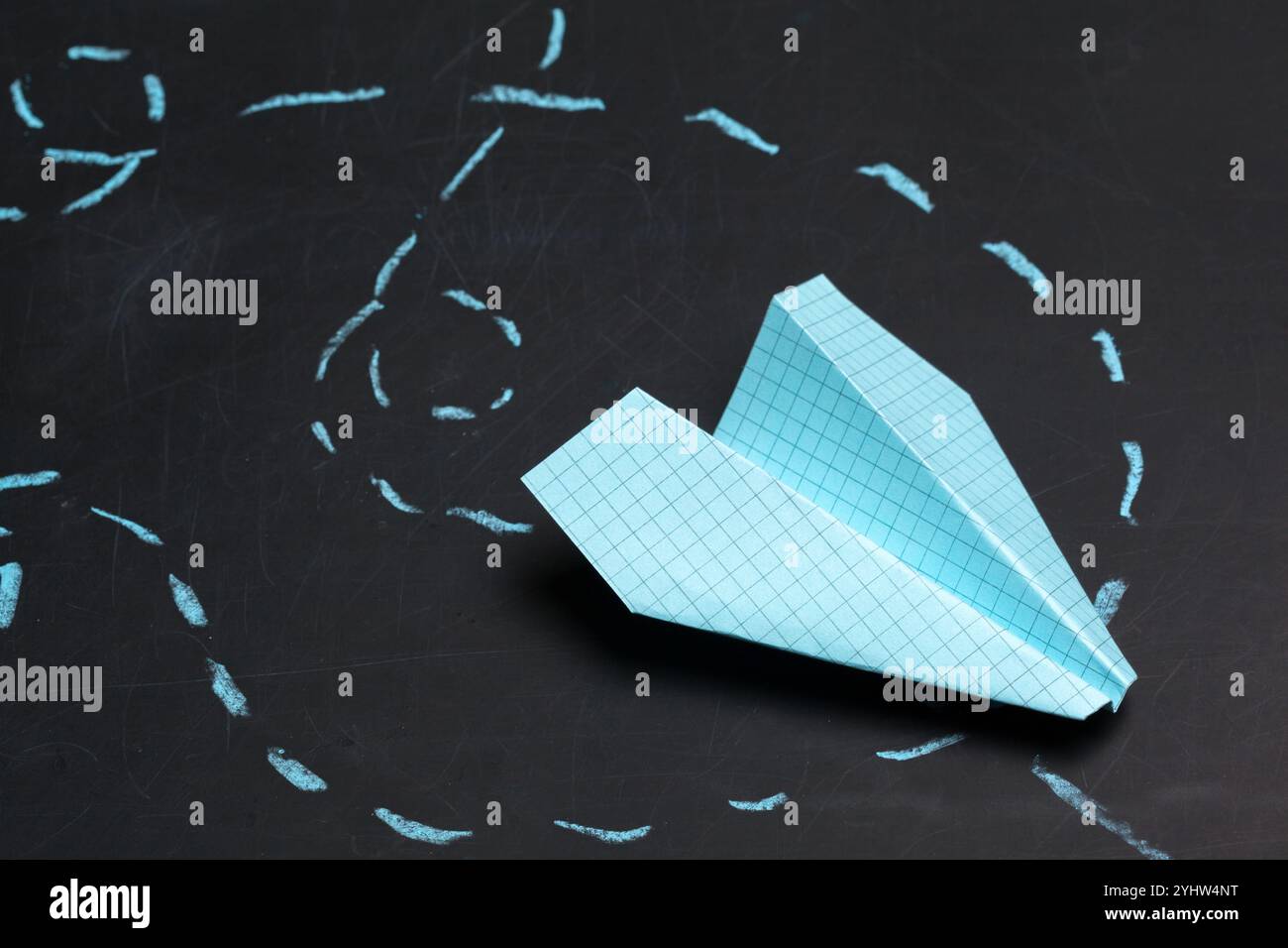 Origami paper airplane Stock Photo - Alamy