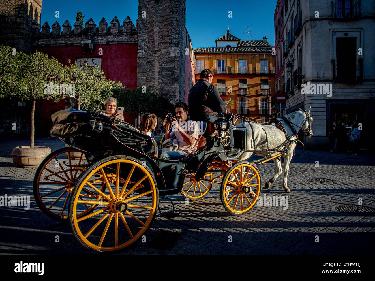Seville, Spain. 12th Nov, 2024. On a beautifully clear day in November ...