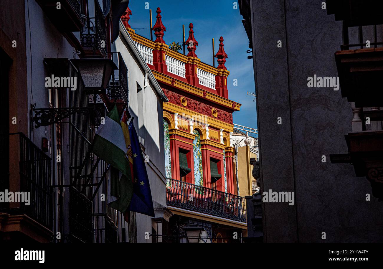 Seville, Spain. 12th Nov, 2024. On a beautifully clear day in November ...