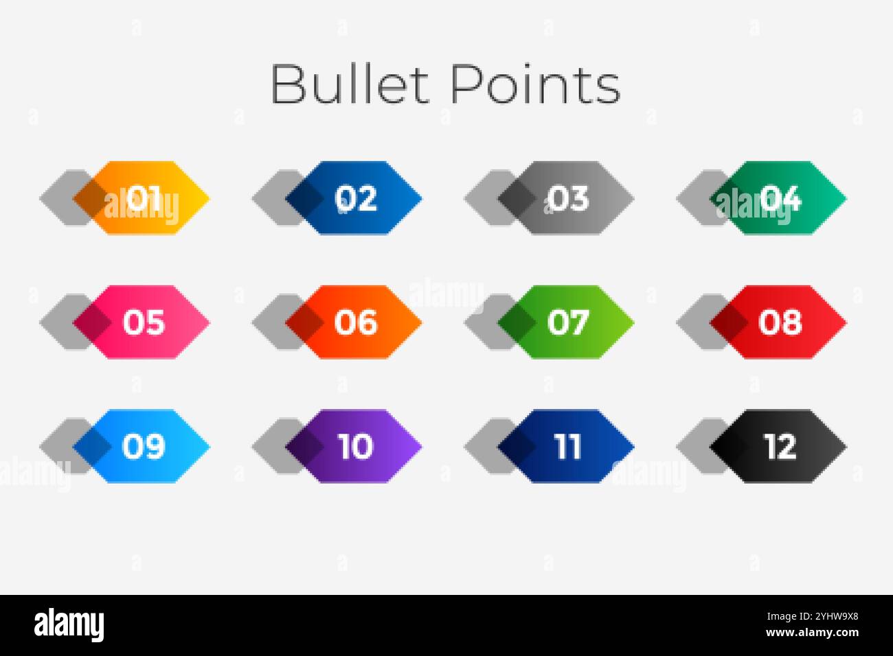 Number twelve Stock Vector Images - Alamy