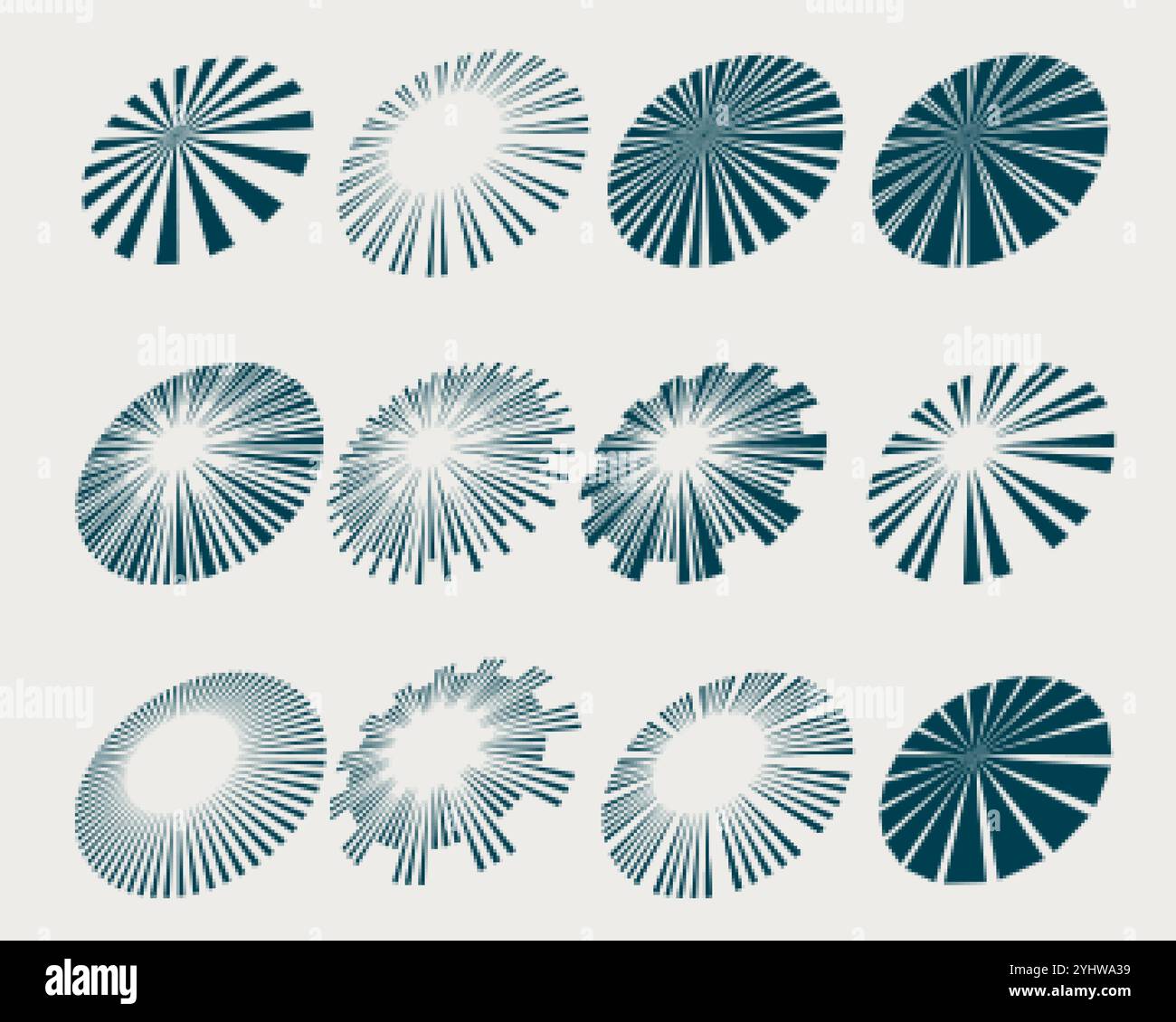 Starburst sunburst rays beams hi-res stock photography and images - Alamy