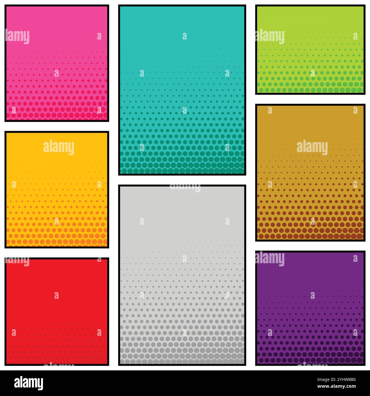 Comic strip template Cut Out Stock Images & Pictures - Alamy