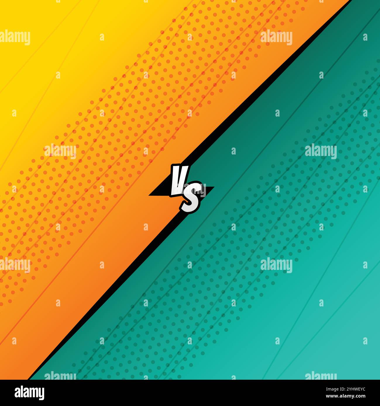 comic versus fight battle background Stock Vector Image & Art - Alamy