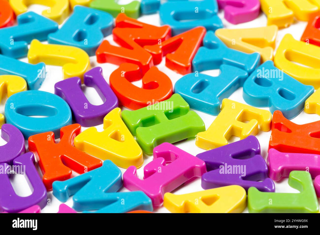 colorful toy alphabet letters Stock Photo - Alamy
