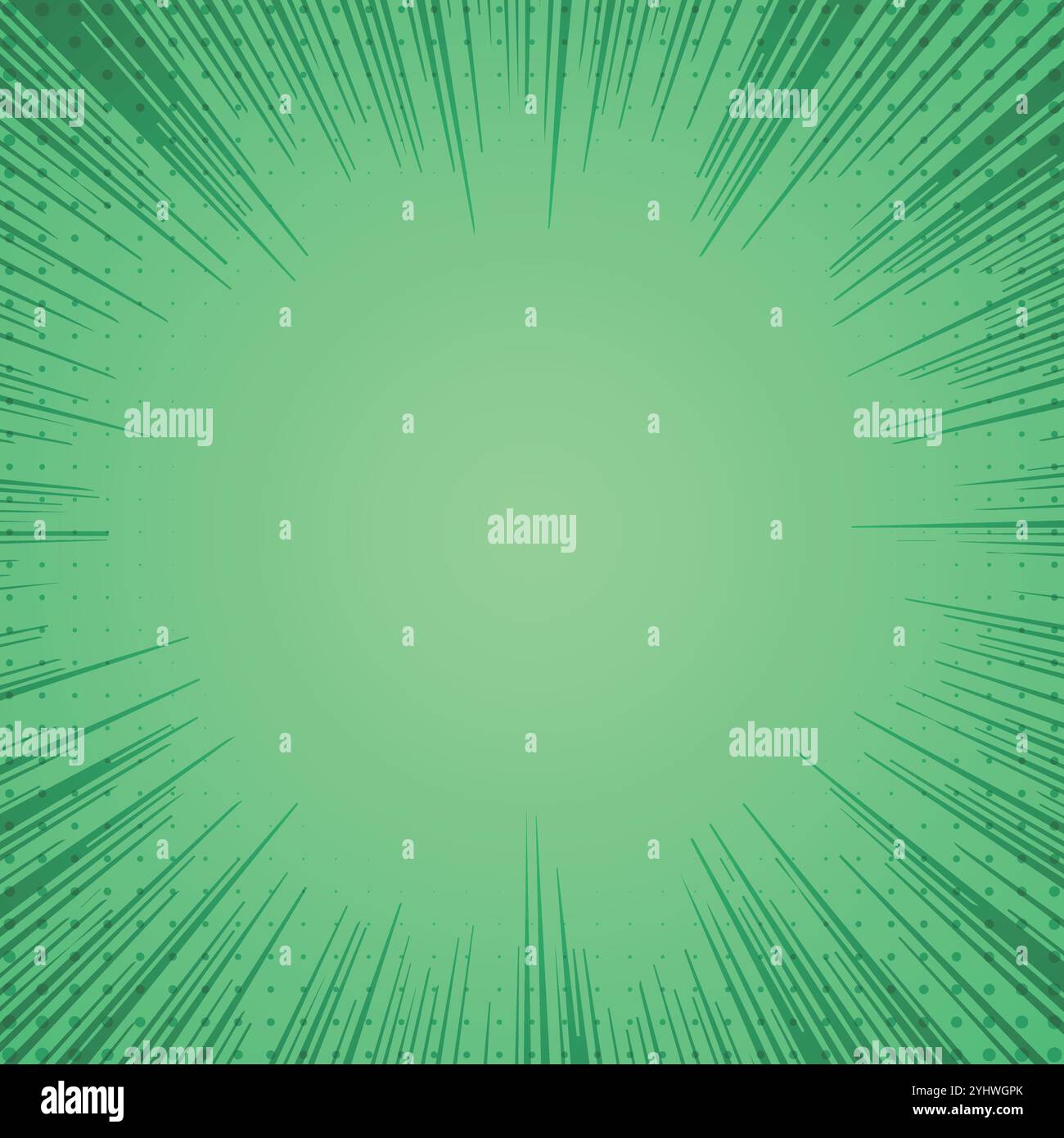 green comic zoom lines background Stock Vector Image & Art - Alamy