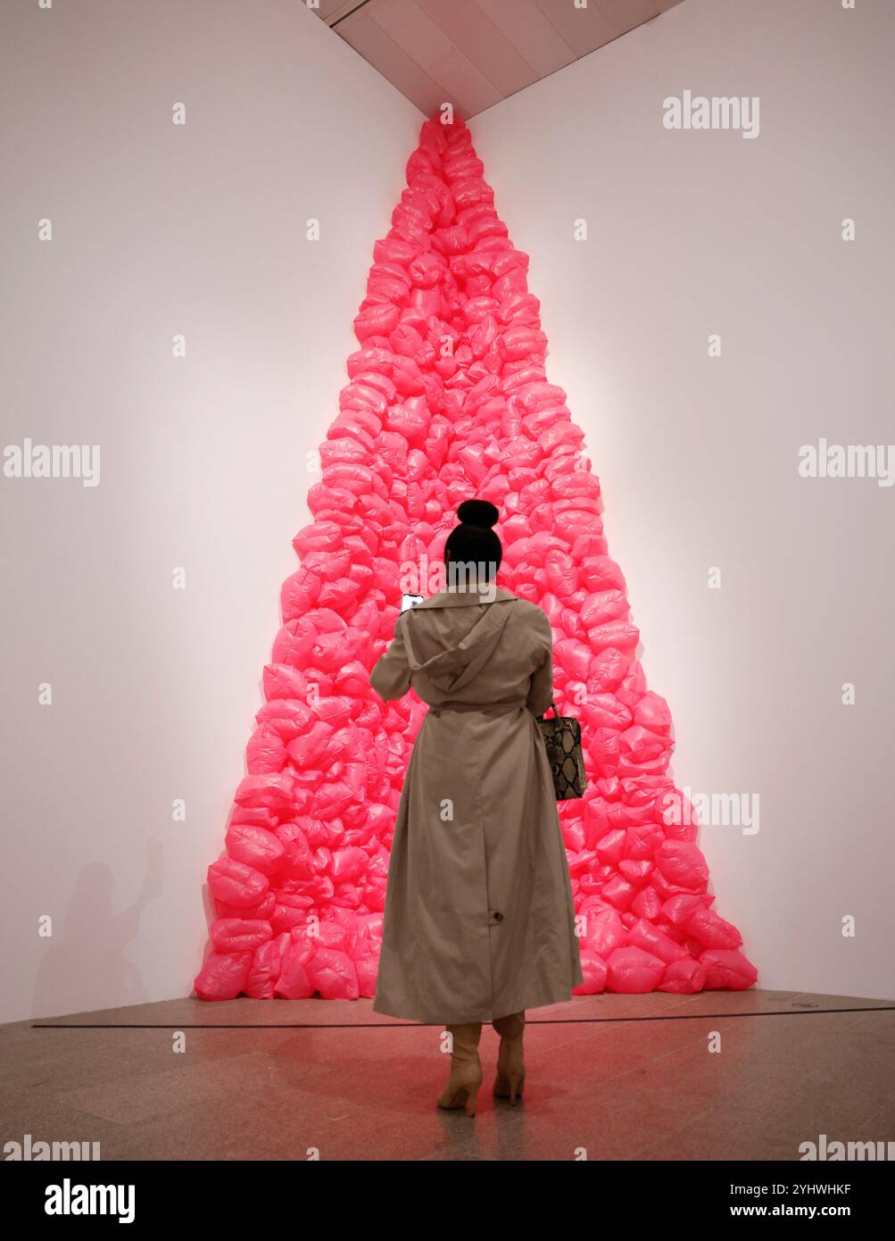 New York, United States. 12th Nov, 2024. Maren Hassinger Love (Pyramid ...