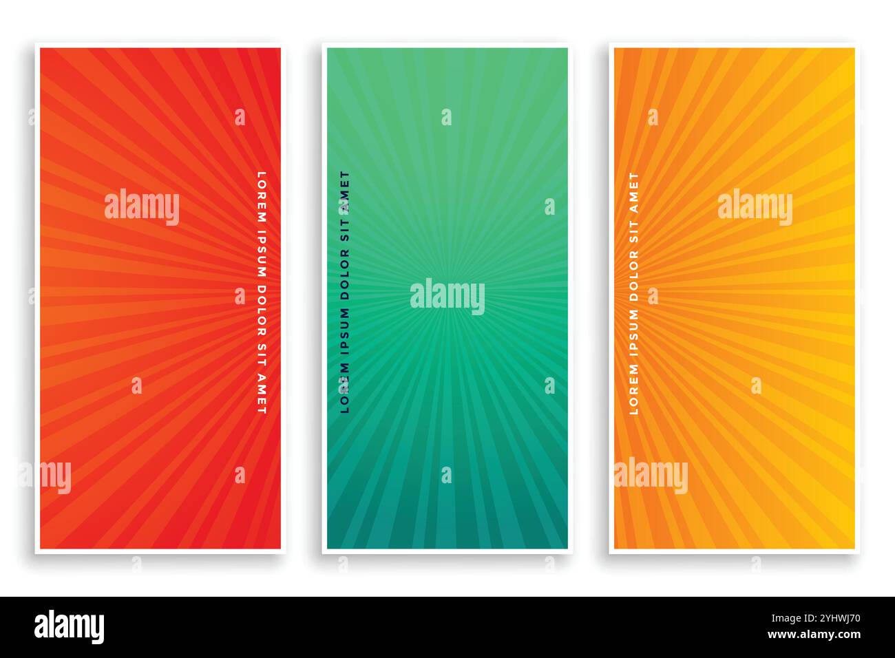 comic zoom lines banners set Stock Vector Image & Art - Alamy