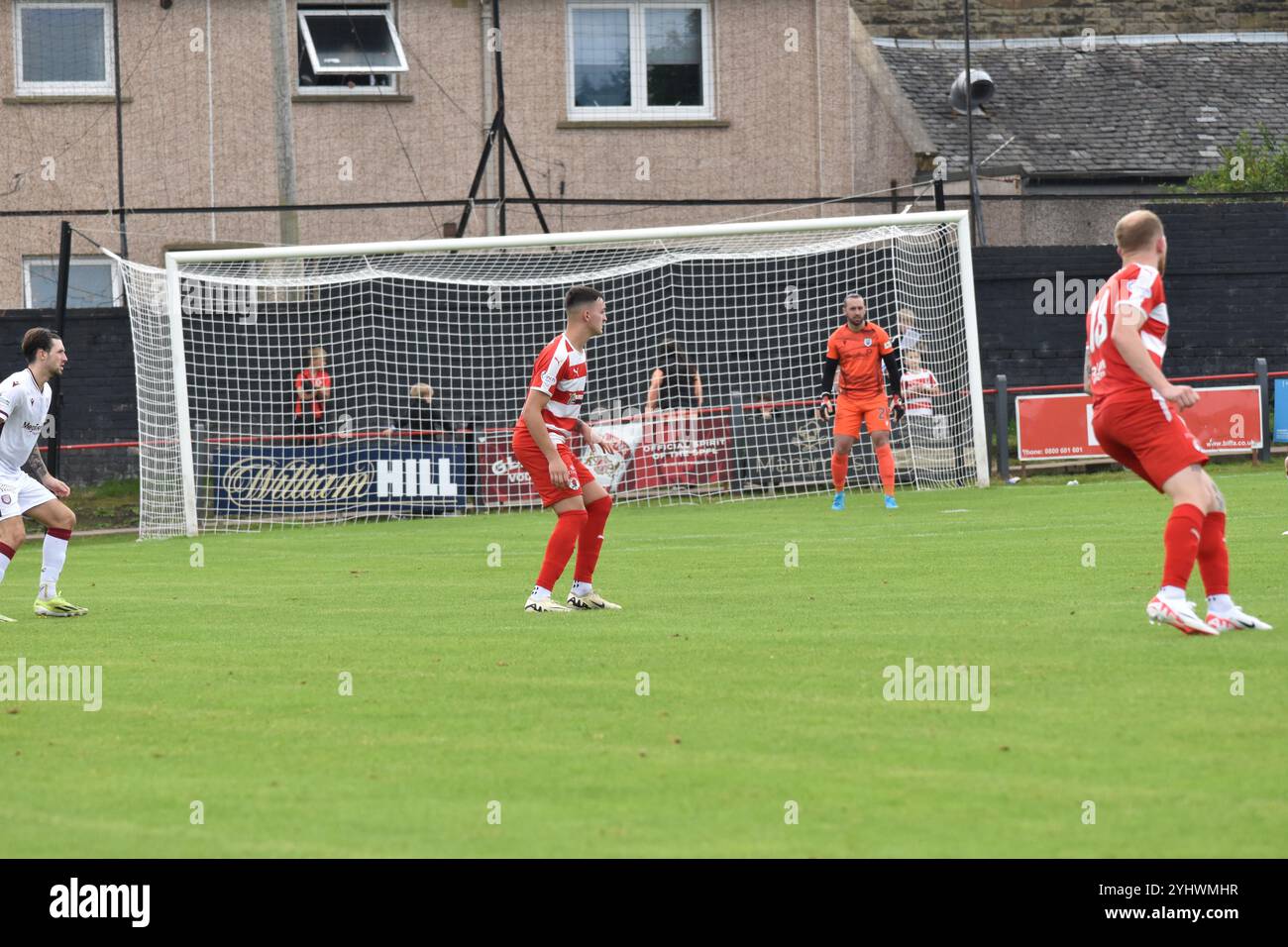 Sloping football pitch hi-res stock photography and images - Alamy
