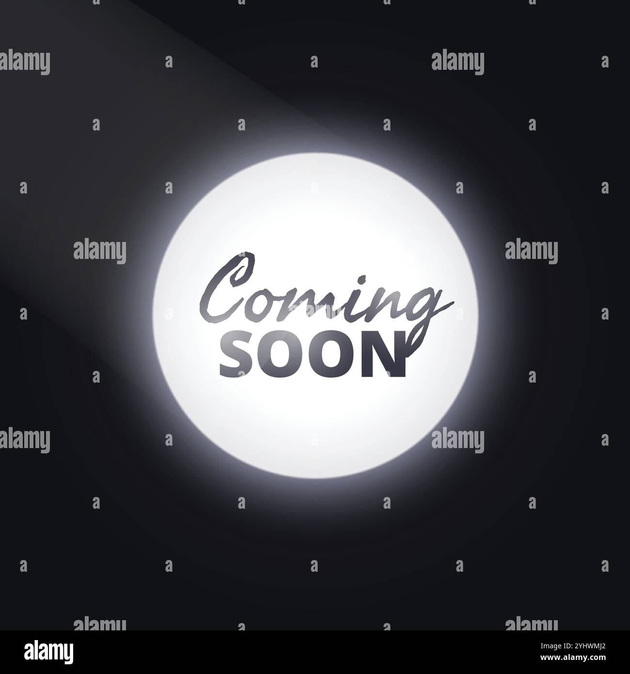 coming soon text with light focus Stock Vector Image & Art - Alamy