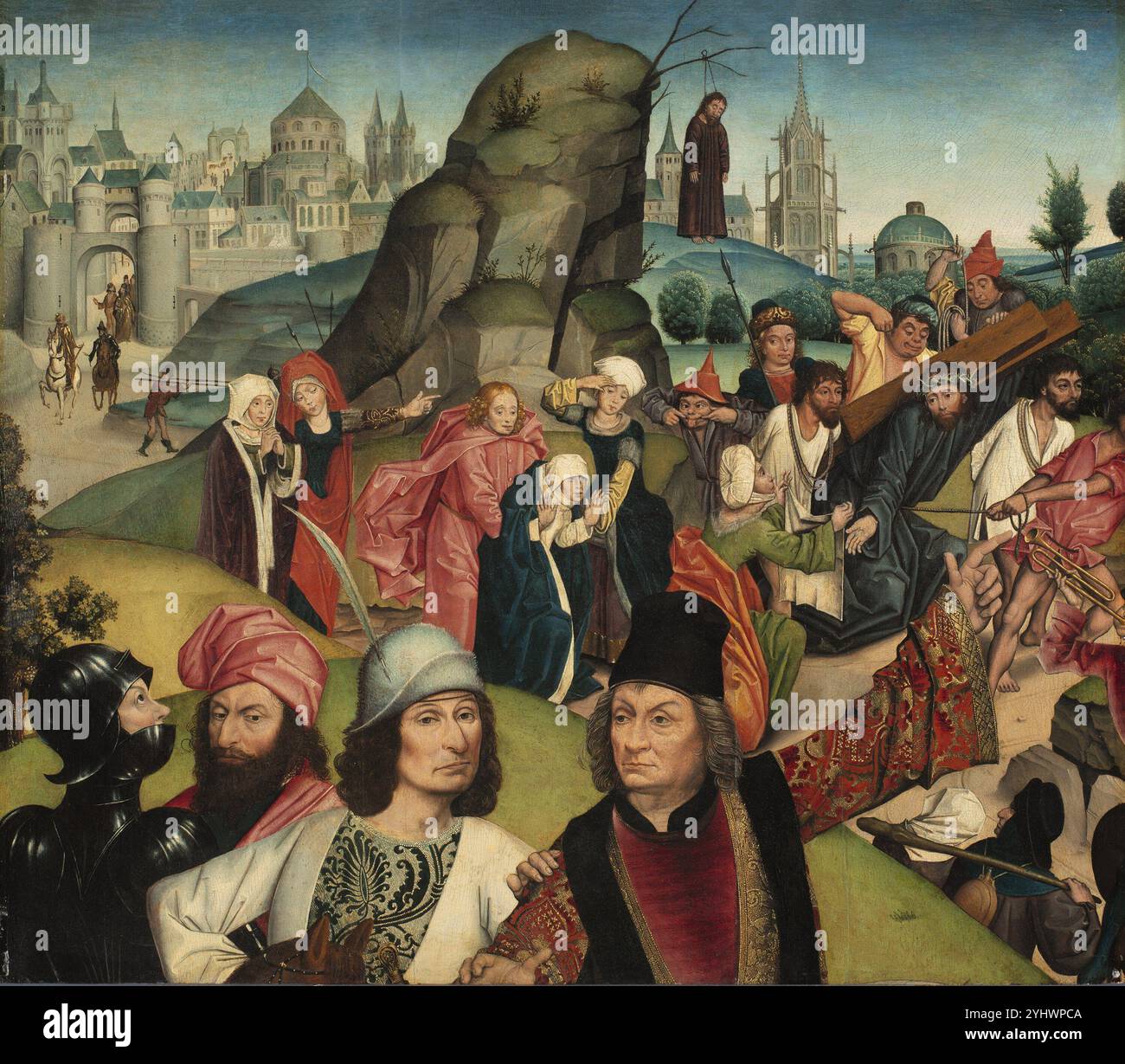 Christ bearing the cross baegert hi-res stock photography and images ...