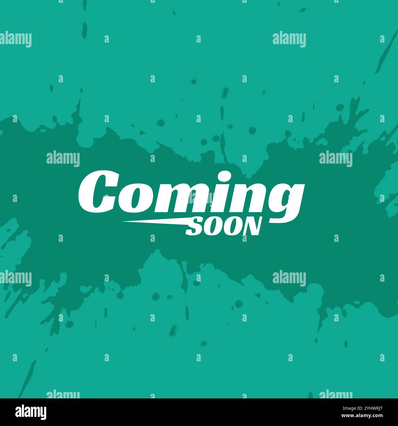 blue background with coming soon text and ink splash Stock Vector Image ...