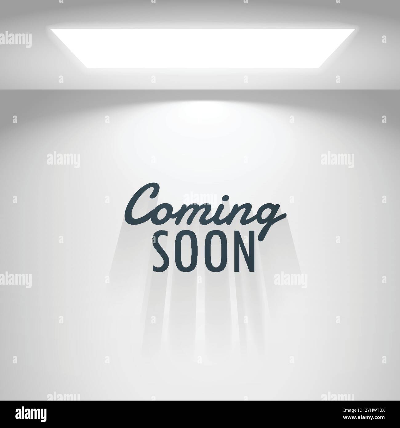 white room with light and coming soon text Stock Vector Image & Art - Alamy