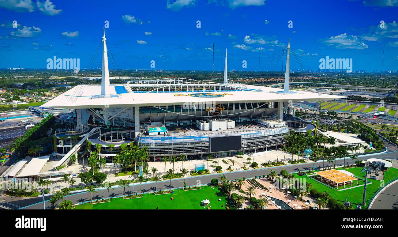 Hard Rock Stadium in Miami - Home of the Miami Dolphins in Florida ...