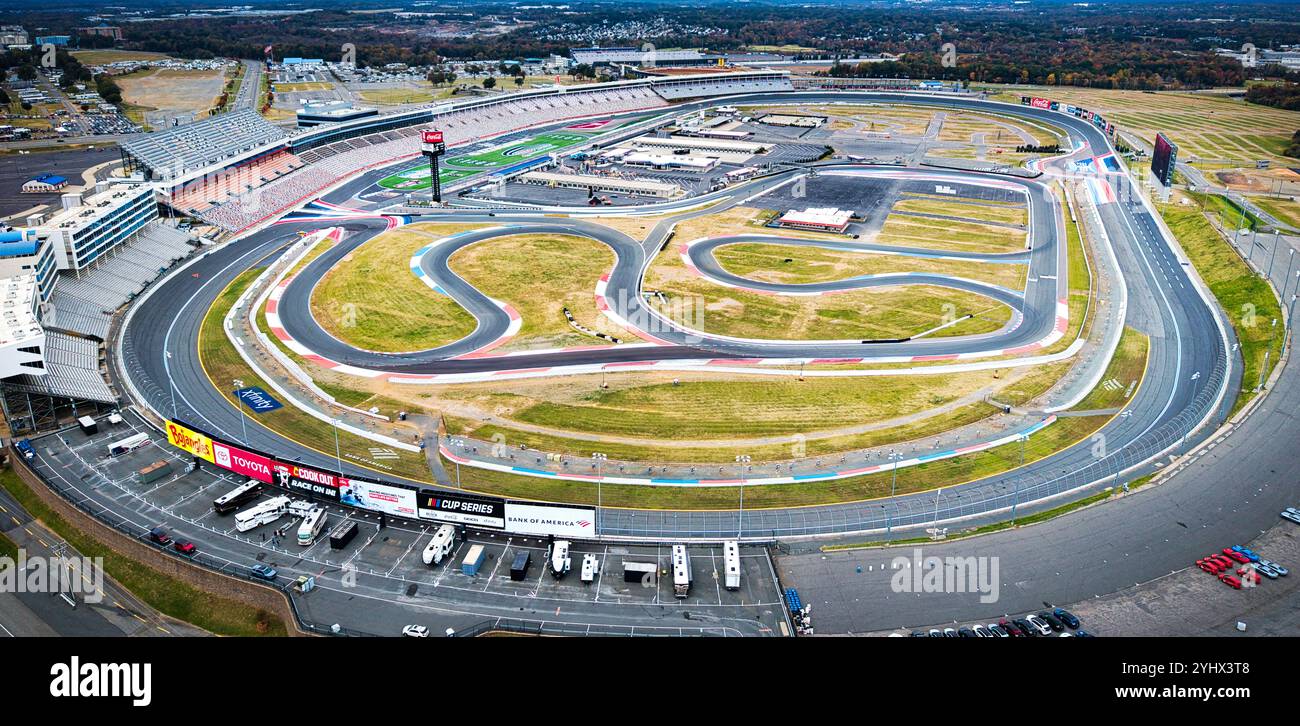 Charlotte motor speedway aerial hi-res stock photography and images - Alamy