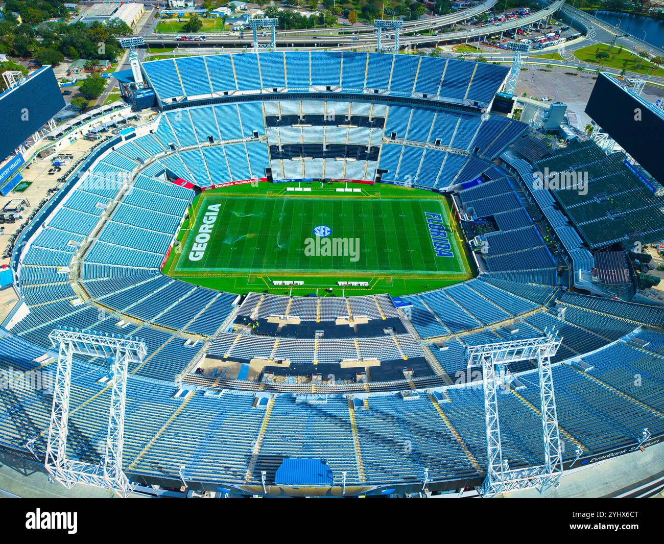 EverBank Stadium in Jacksonville Florida aerial view - JACKSONVILLE ...