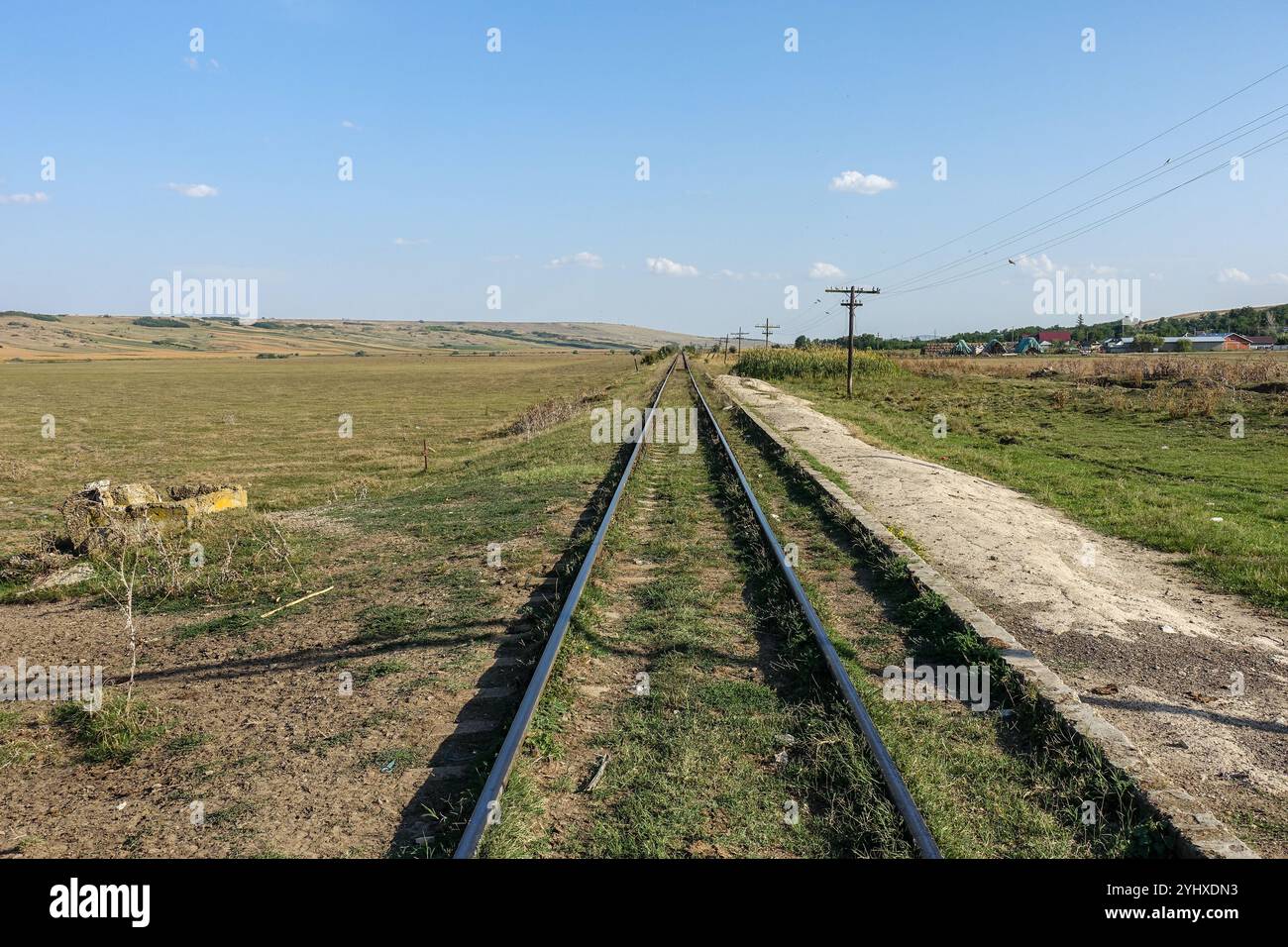 Romanian field railway hi-res stock photography and images - Alamy