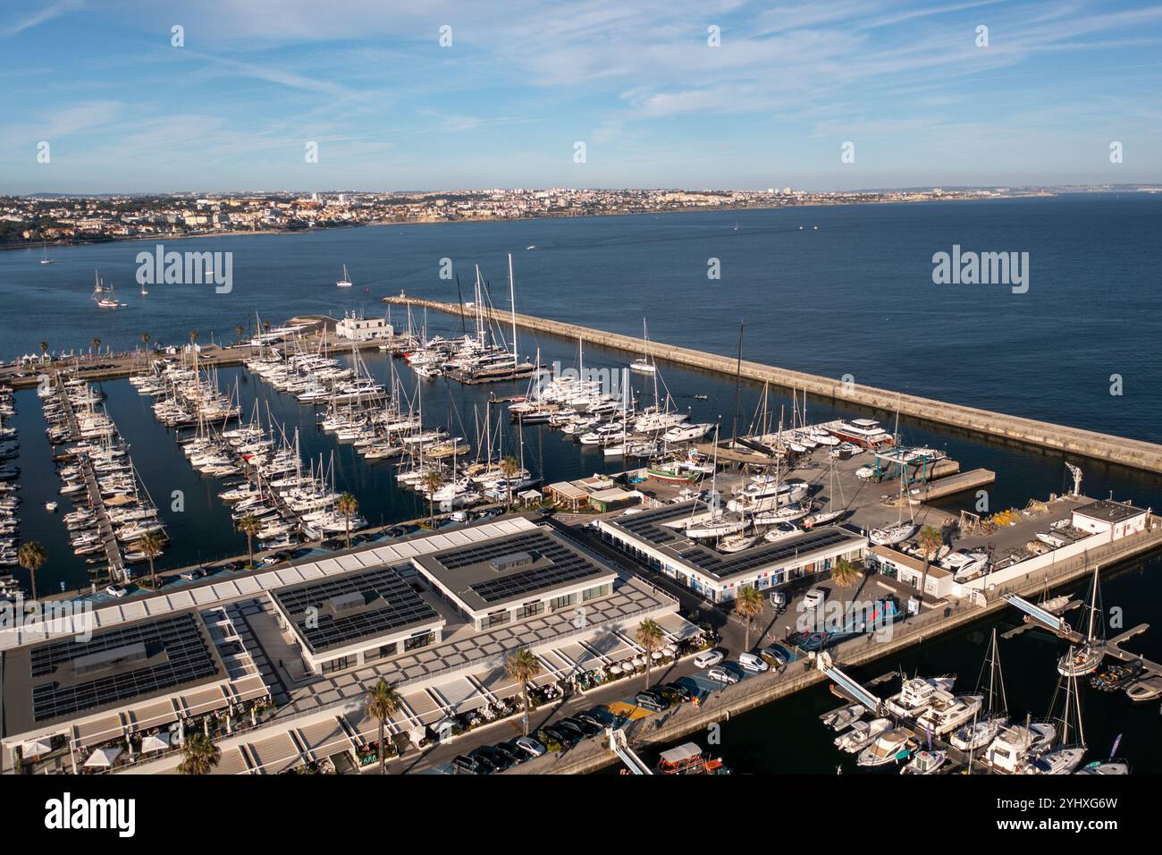 Aerial panning over ocean pier hi-res stock photography and images - Alamy