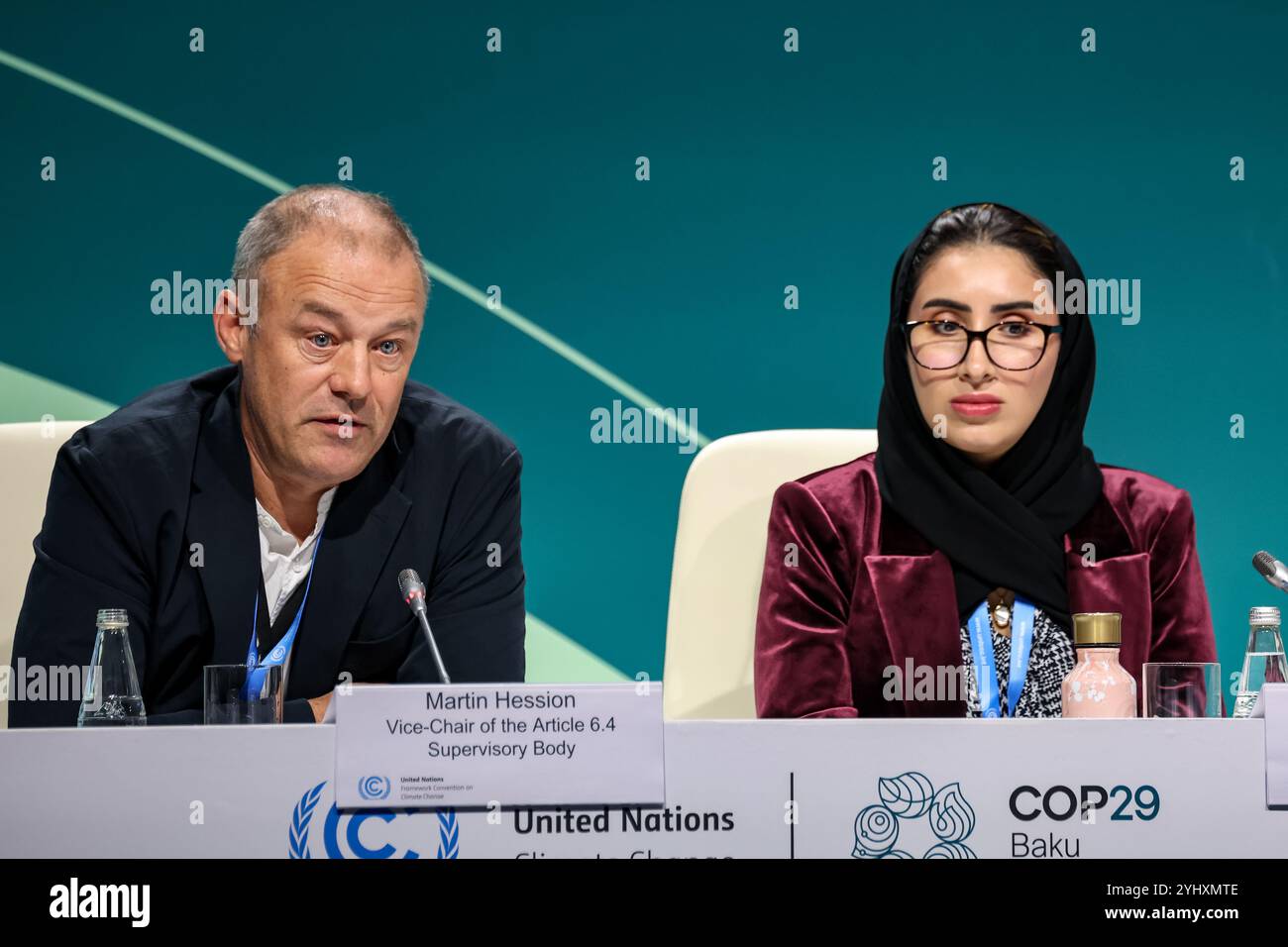 Baku, Azerbaijan. 12th Nov, 2024. Martin Herrision, Vice Chair of ...