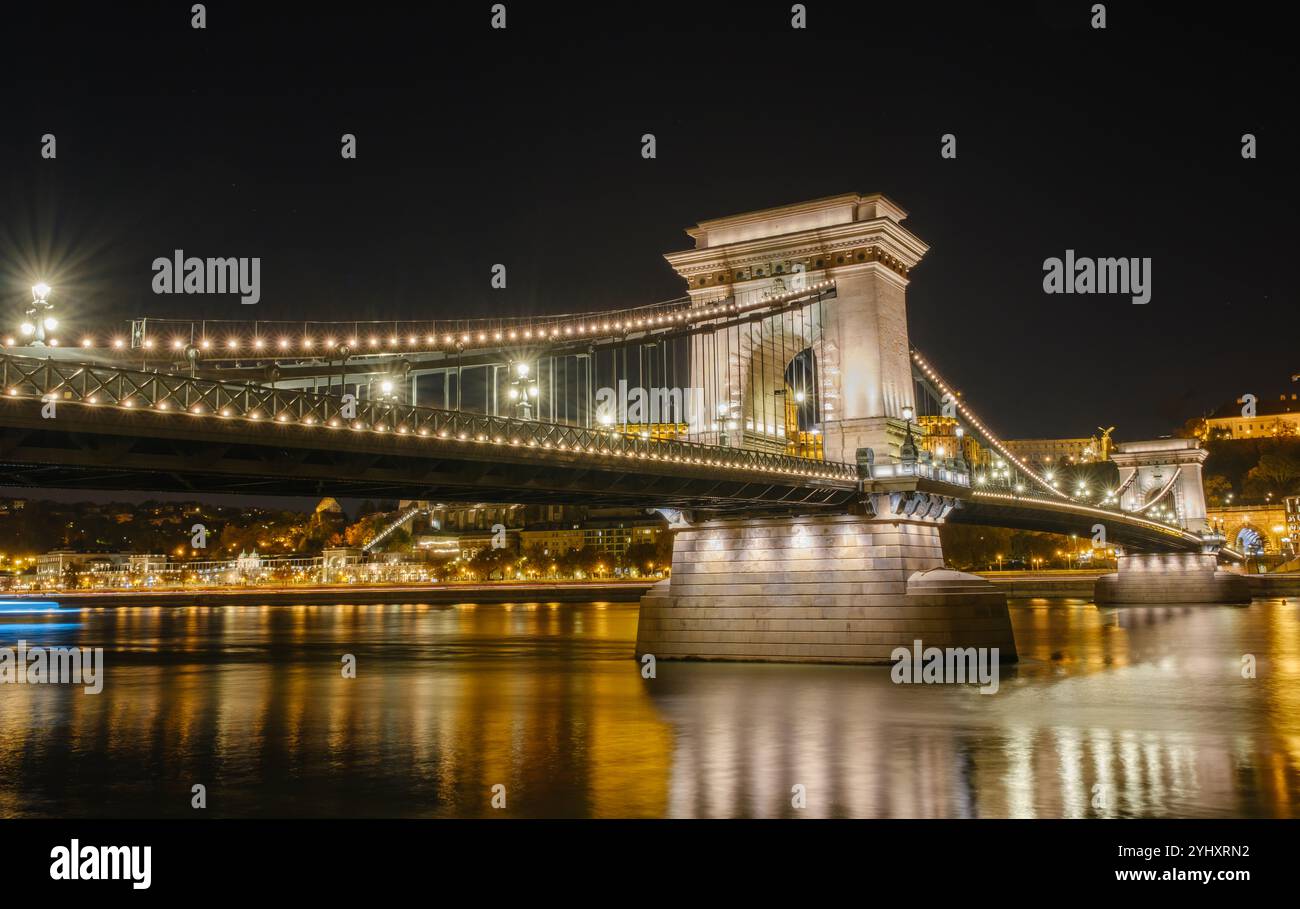 Perspective night view chain hi-res stock photography and images - Alamy