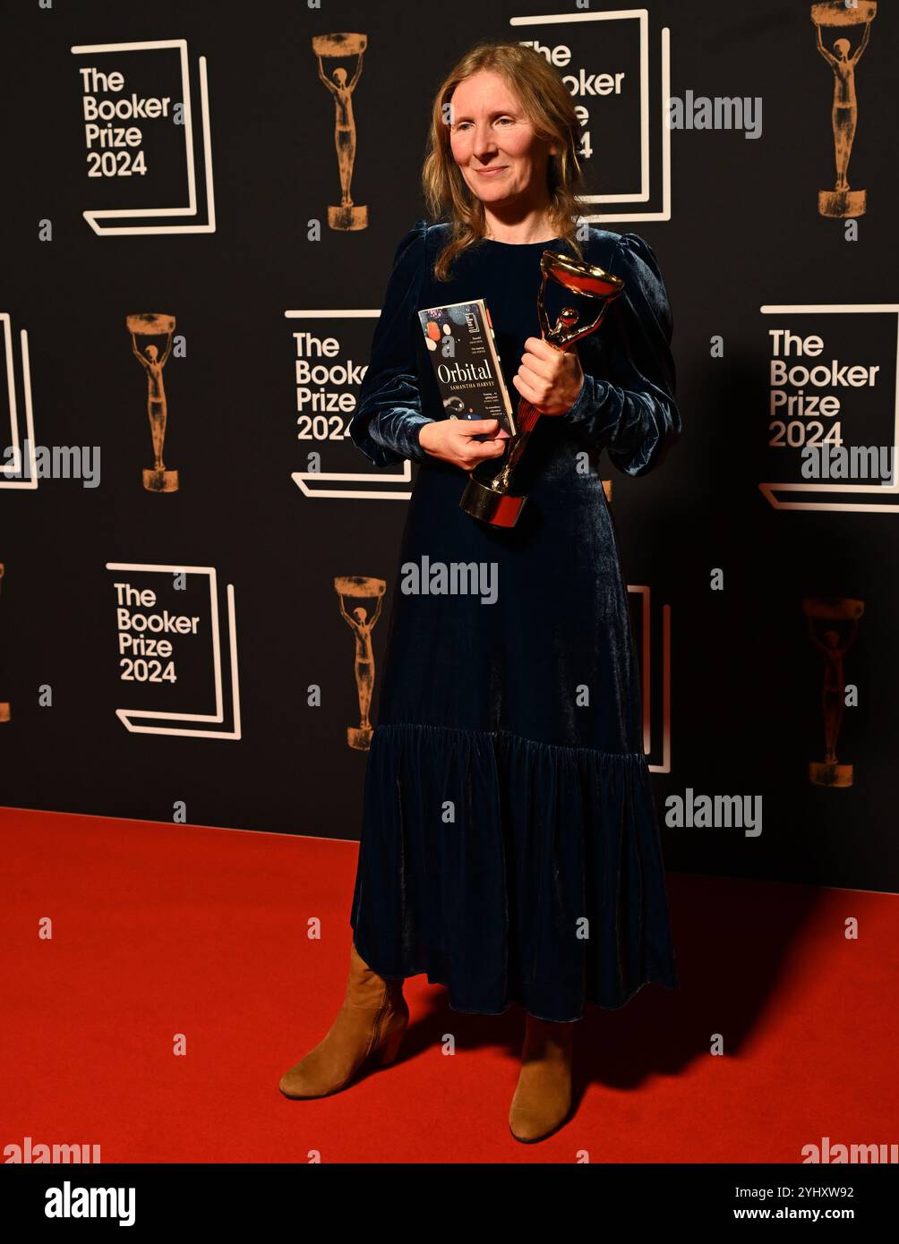 LONDON, UK. 11th Nov, 2024. Orbital By Samantha Harvey is the Winner ...