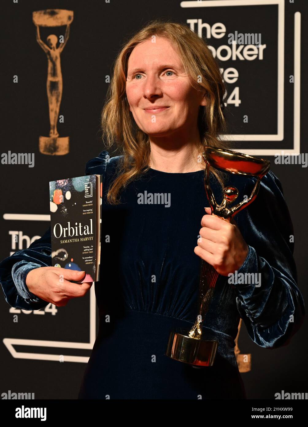 LONDON, UK. 11th Nov, 2024. Orbital By Samantha Harvey is the Winner ...