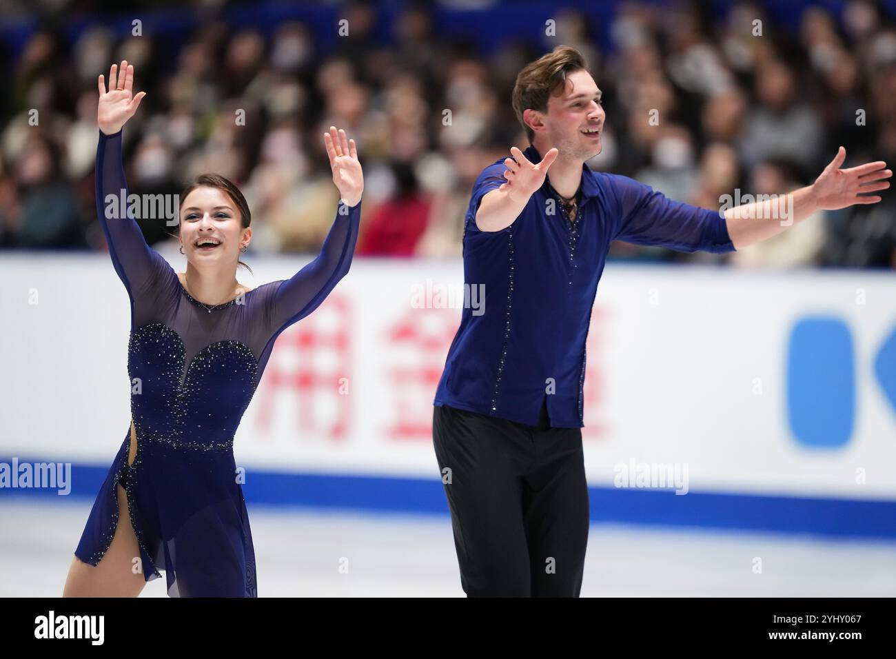 Tokyo, Japan. 9th Nov, 2024. Daria Danilova & Michel Tsiba (NED) Figure ...