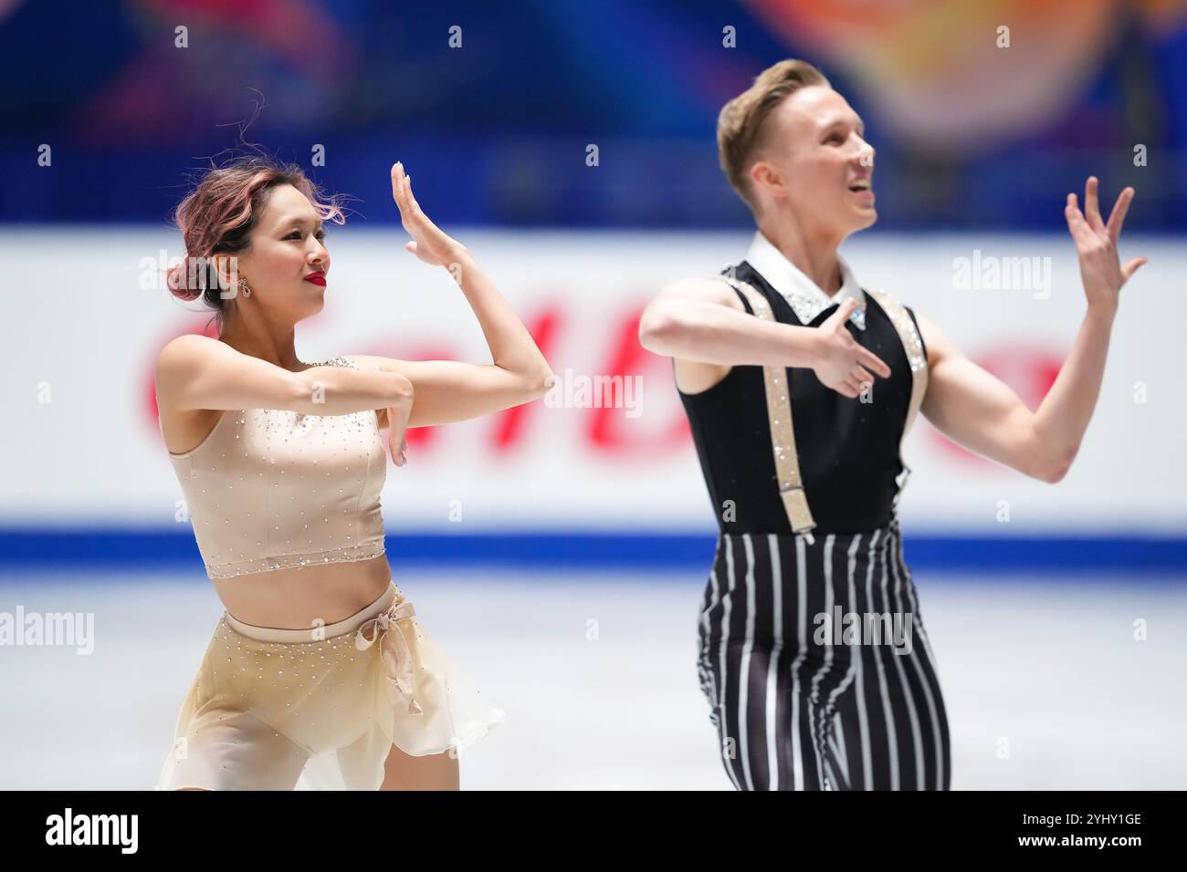 Tokyo, Japan. 9th Nov, 2024. Yuka Orihara & Juho Pirinen (FIN) Figure ...