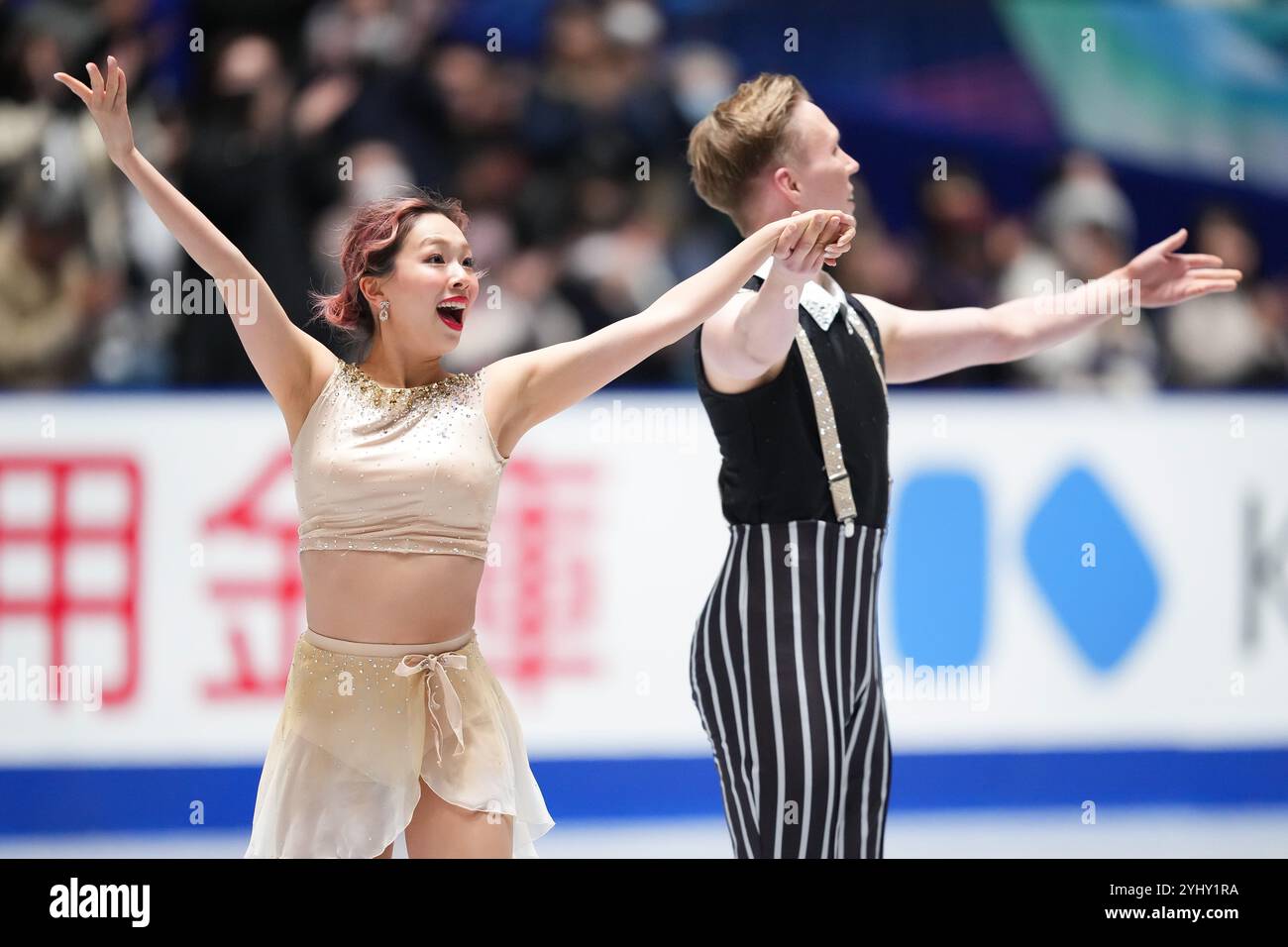 Tokyo, Japan. 9th Nov, 2024. Yuka Orihara & Juho Pirinen (FIN) Figure ...
