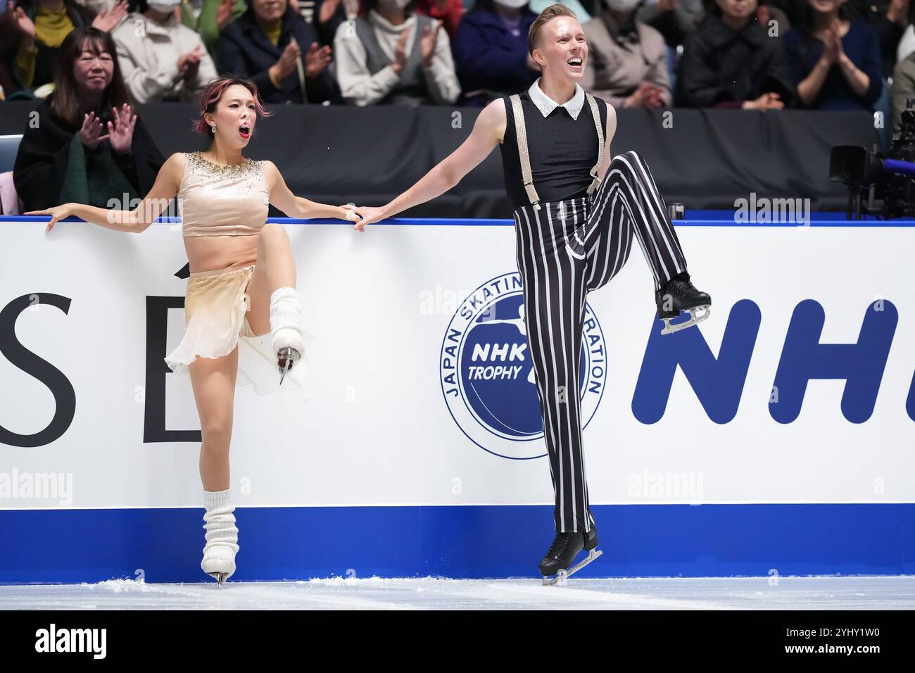 Tokyo, Japan. 9th Nov, 2024. Yuka Orihara & Juho Pirinen (FIN) Figure ...