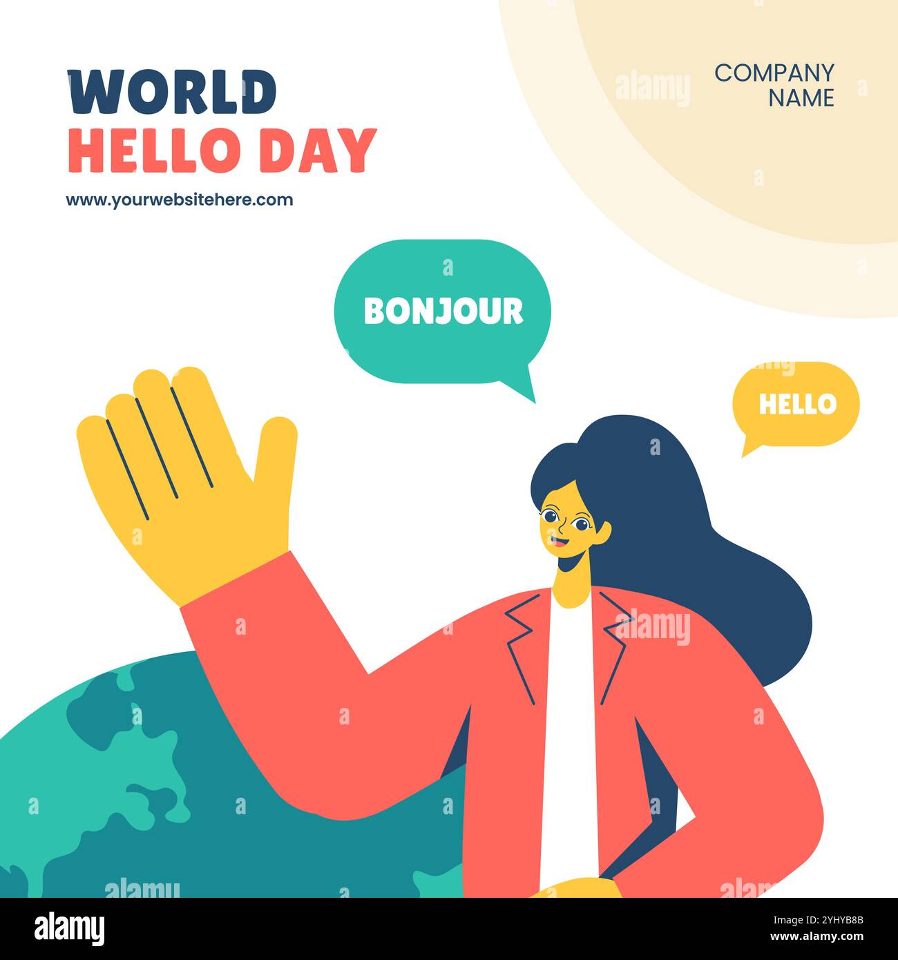 Poster and social medial template design hi-res stock photography and ...