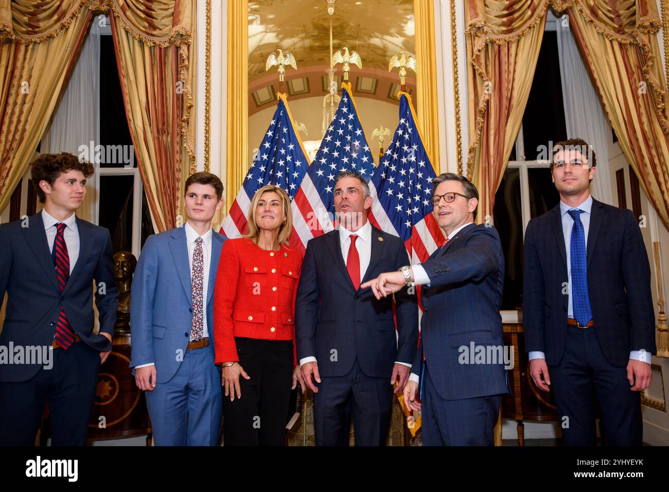 Rep. Tony Wied, R-Wis., center, talks with Speaker of the House Mike ...