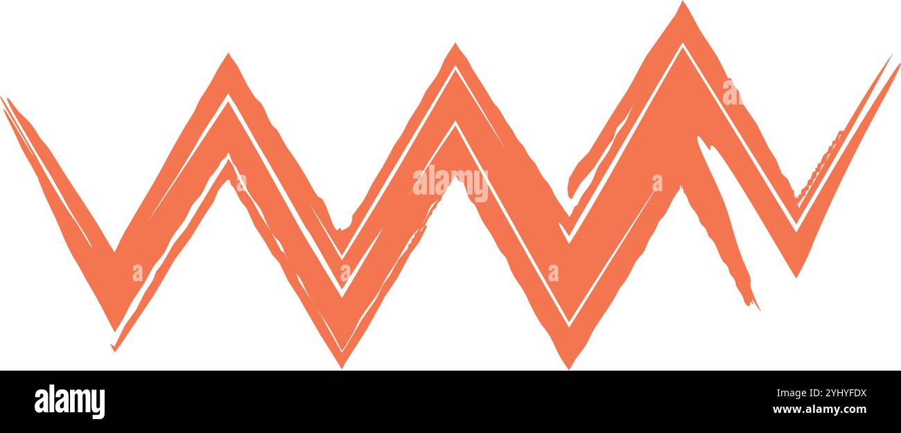 zig zag line geometric shape Stock Vector Image & Art - Alamy