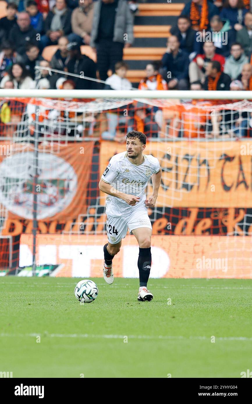 24 Pierre LEMONNIER (eag) during the Ligue 2 BKT match between FC ...