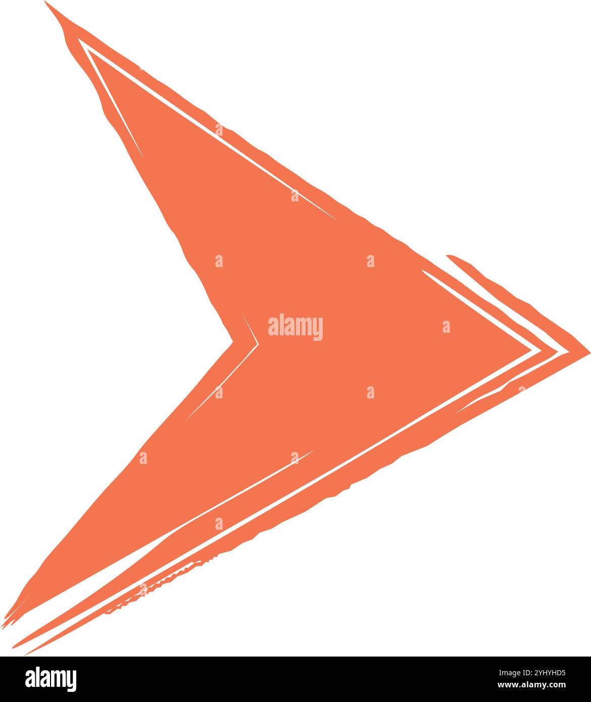 painted arrow geometric shape Stock Vector Image & Art - Alamy