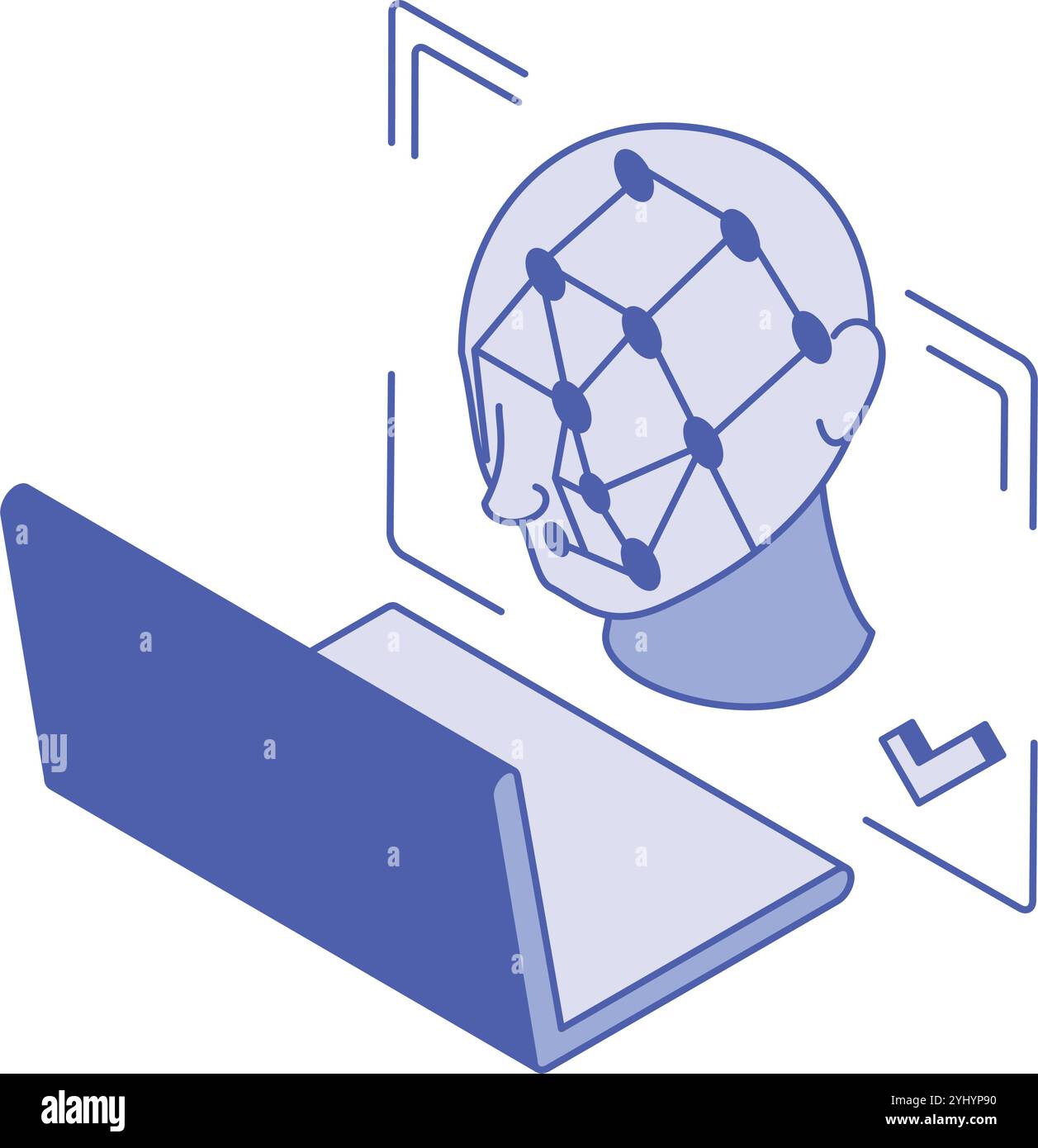 Isometric facial recognition system hi-res stock photography and images - Alamy