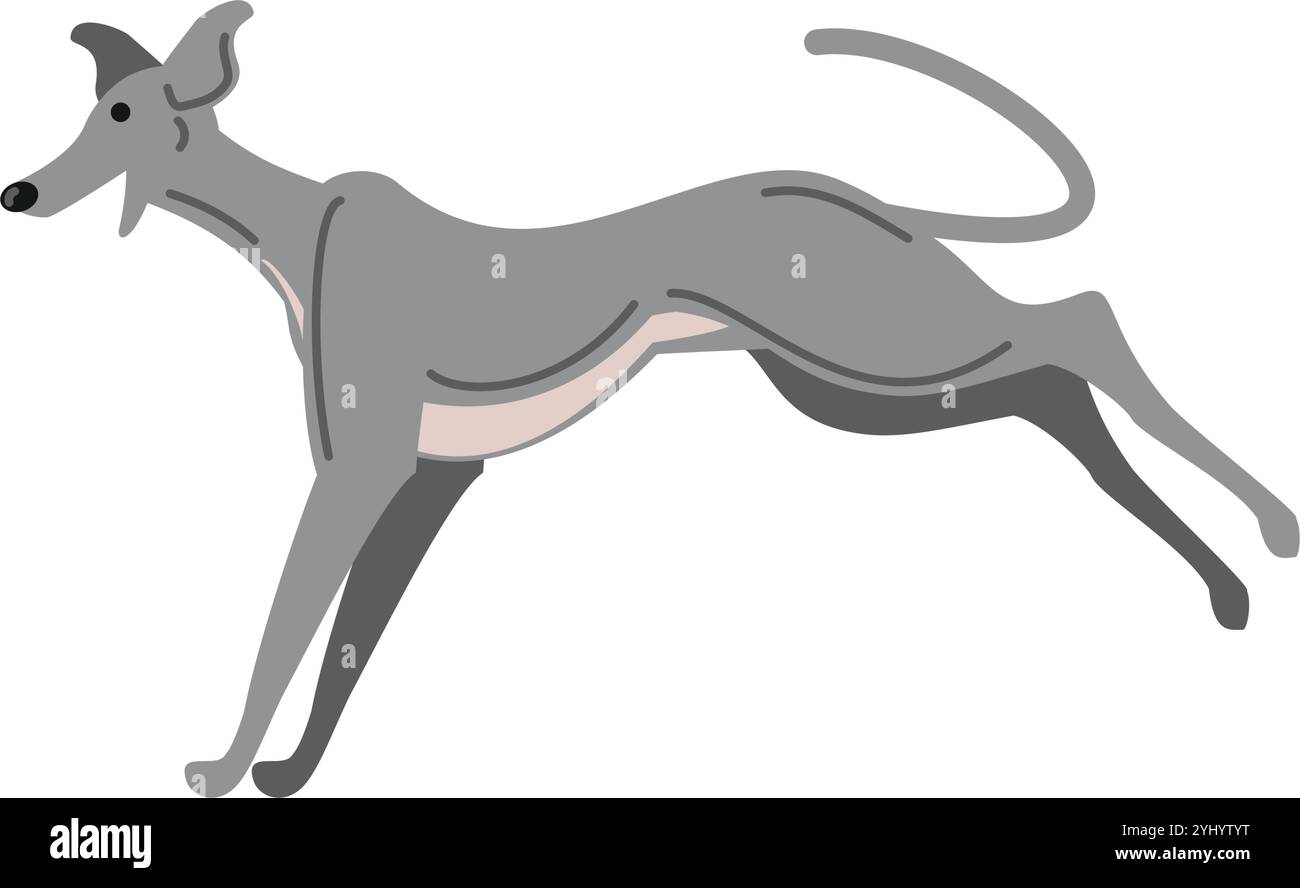 greyhound dog mascot Stock Vector Image & Art - Alamy