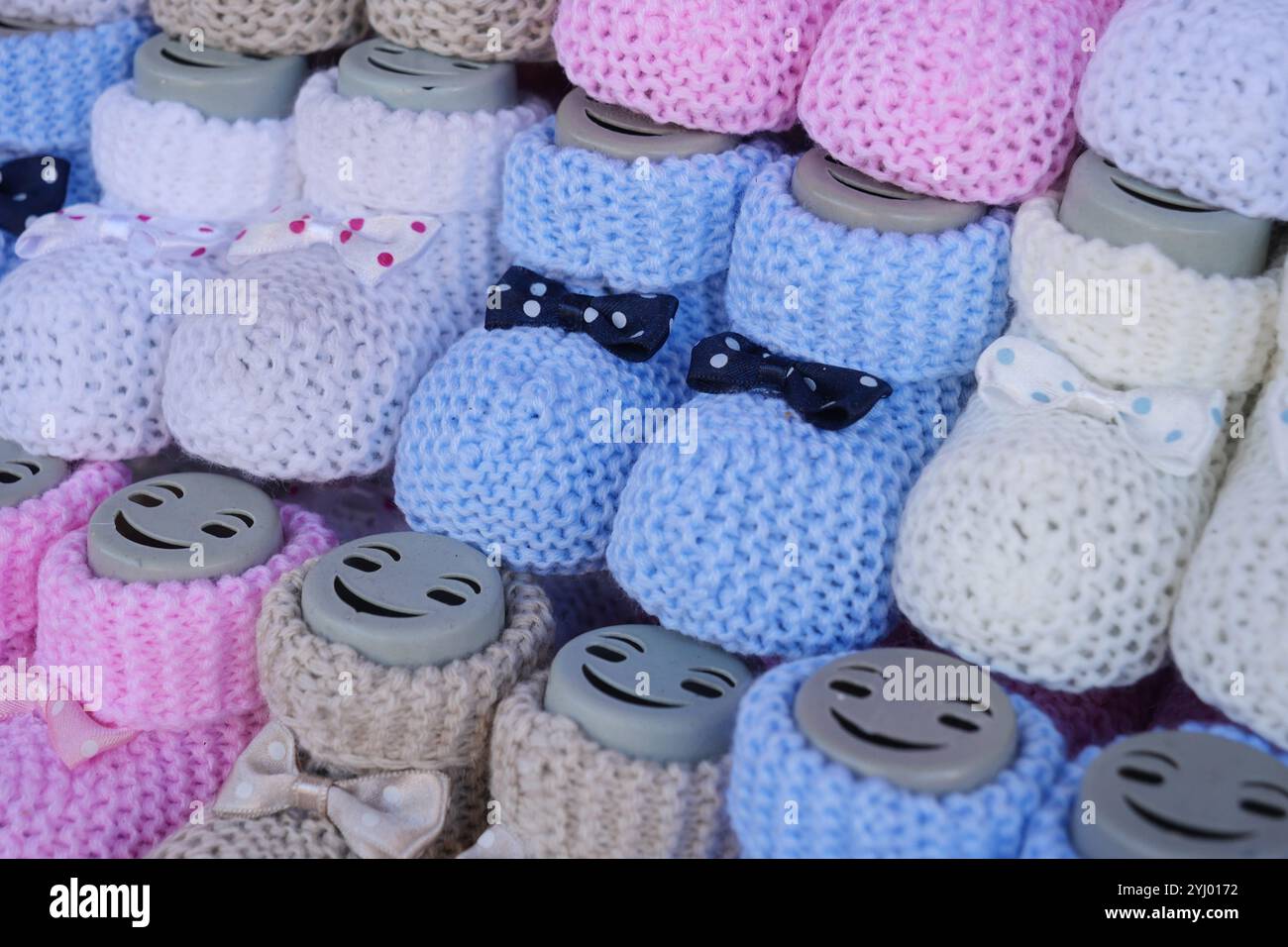 Adorable and Cute Knitted Baby Booties Available in Soft and Charming ...