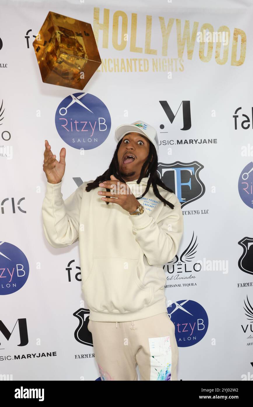 Los Angeles, California, USA. 9th November, 2024. Artist Chris Rocket ...