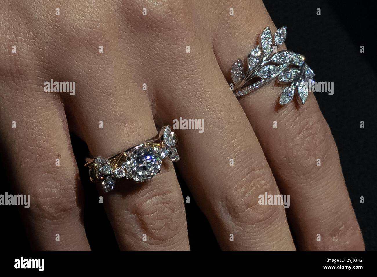 London, UK. 12th November 2024. Jewellery worn by Elodie Di Patrizi ...