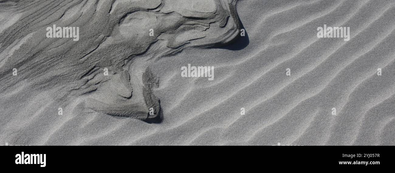 Little sand dunes shaped by wind Stock Photo - Alamy