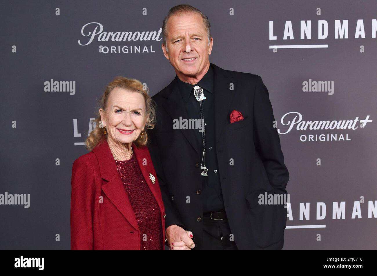Juliet Mills, left, and Maxwell Caulfield arrive at the premiere of ...